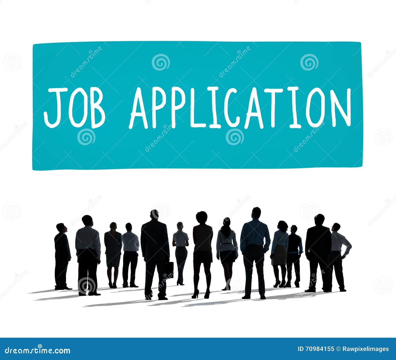 Job Application Career Hiring Employment Concept Stock Illustration ...