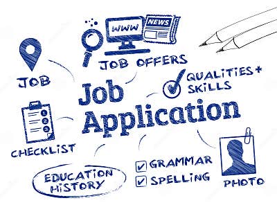 Job application stock illustration. Illustration of application - 40691751