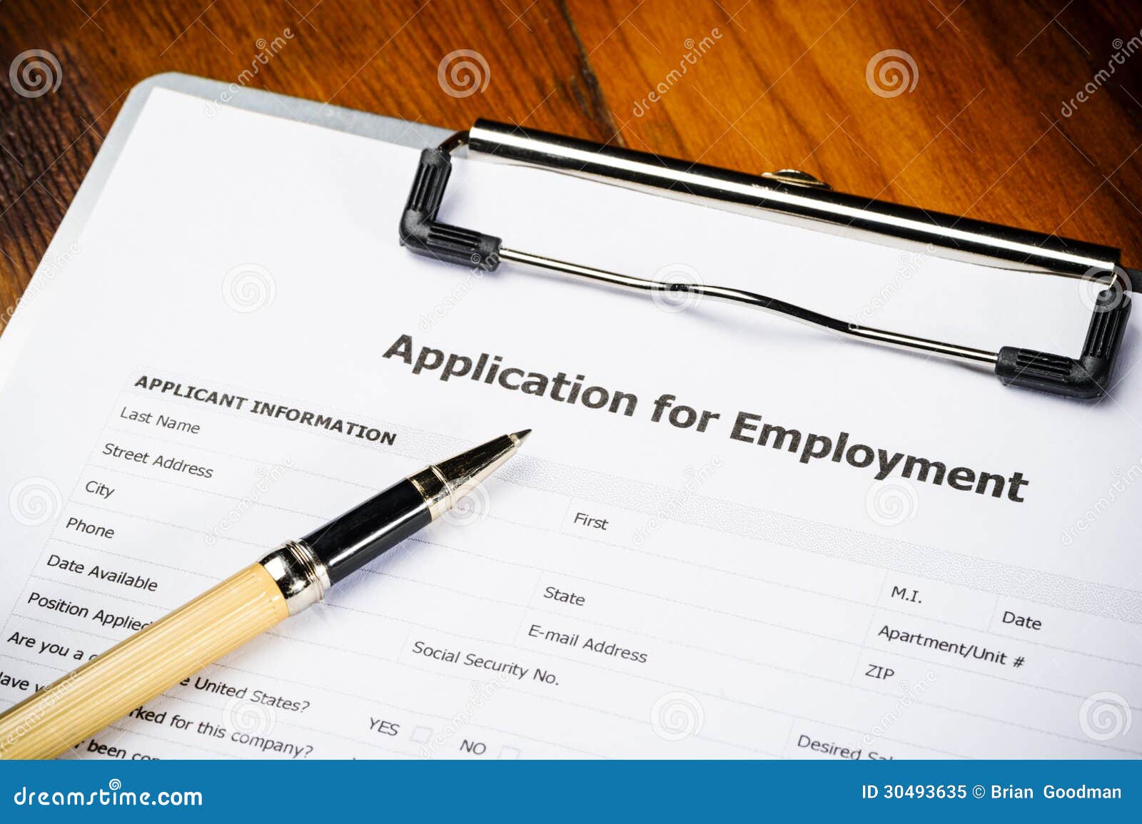 Job application stock image. Image of write, application - 30493635