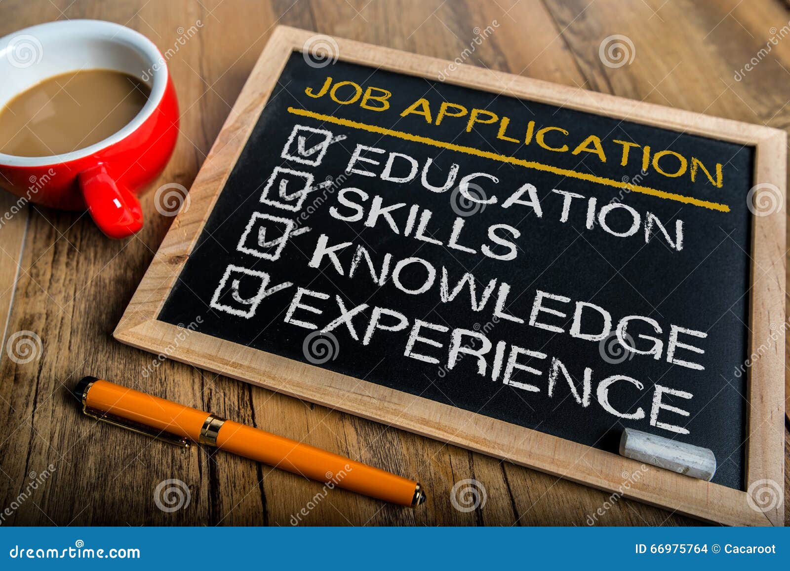 Job application concept stock photo. Image of skill, career - 66975764