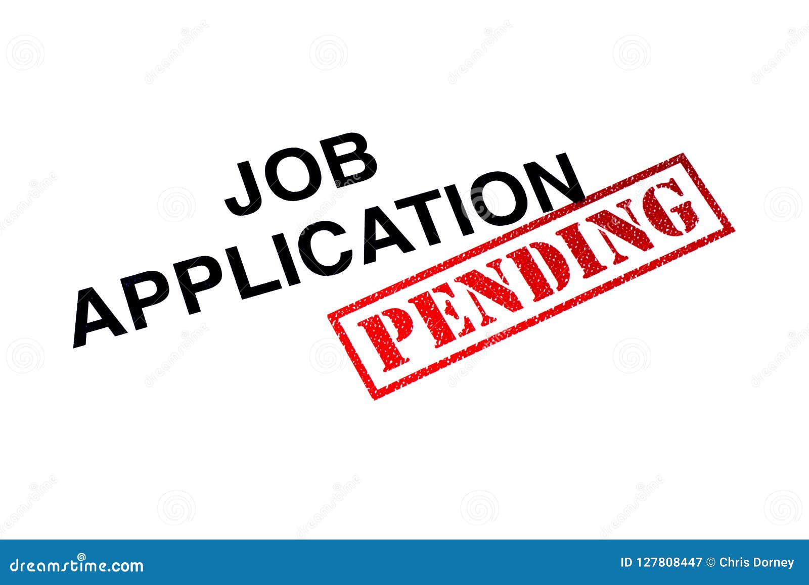 Job Application Pending stock image. Image of process - 127808447