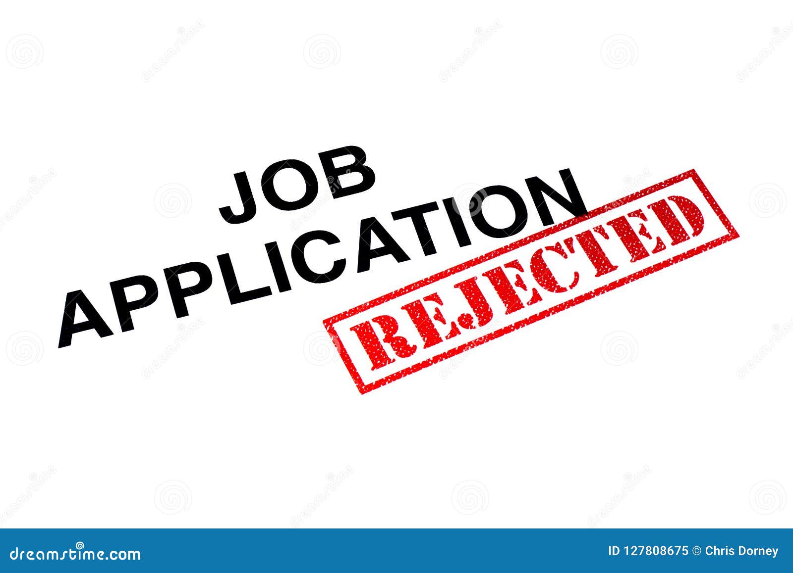 Job Application Rejected stock image. Image of pass - 127808675