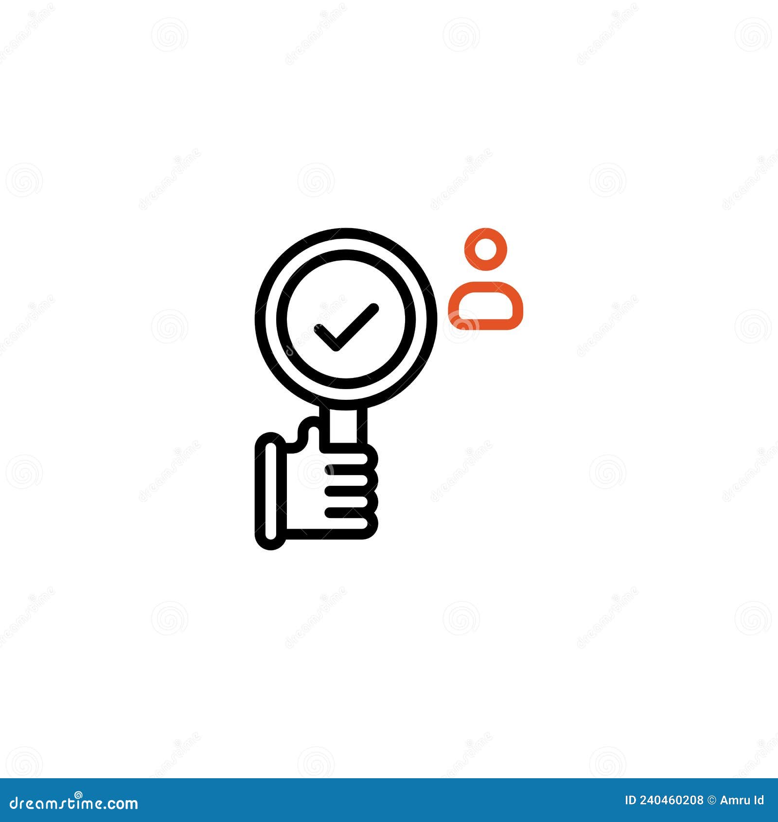 Job Board Work Outline Icon, Logo, and Illustration Stock Vector ...