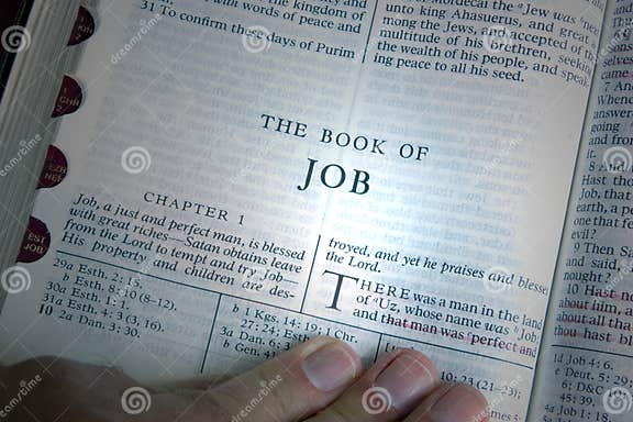 Job Chapter One stock photo. Image of difficulty, ordeal - 1281436