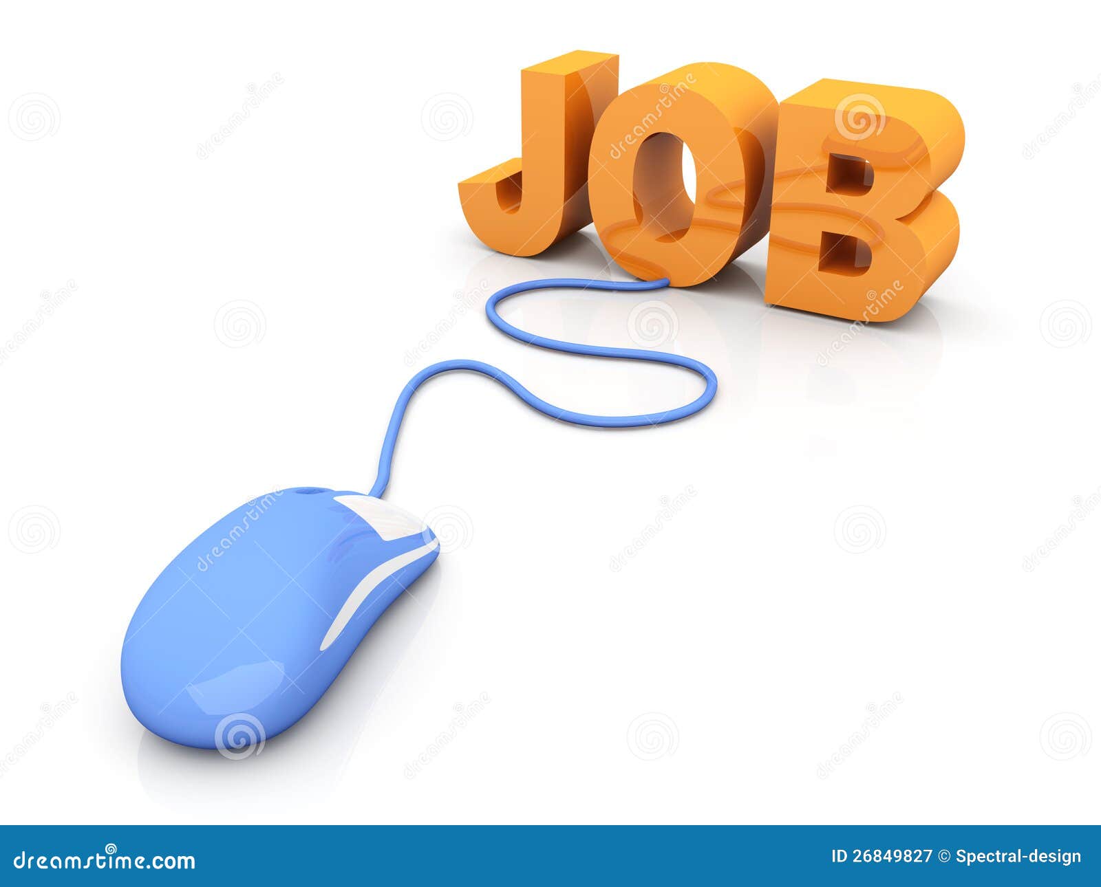 Job Click stock illustration. Illustration of company - 26849827