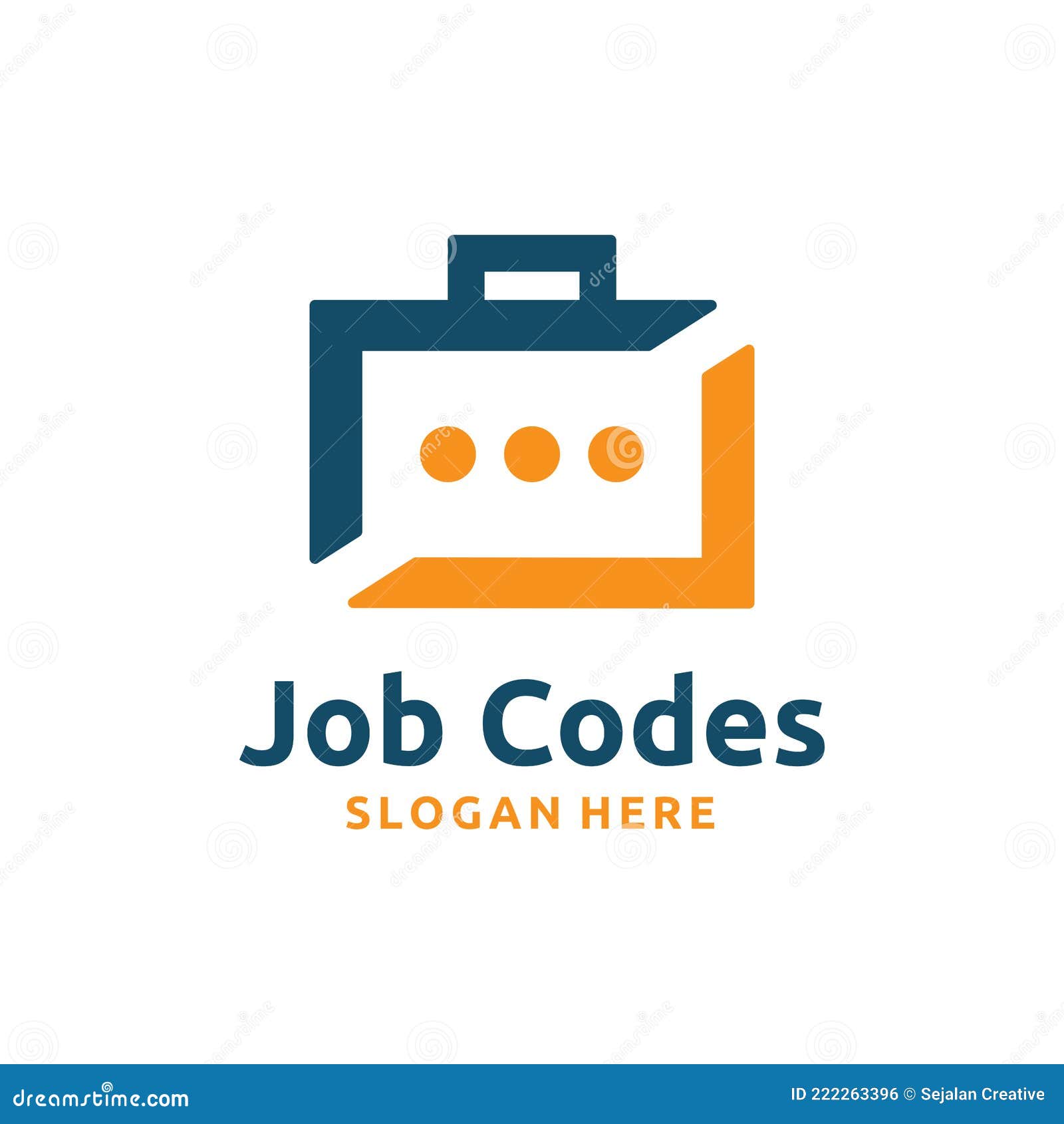 Job Code Logo Template Design Stock Vector - Illustration of company ...