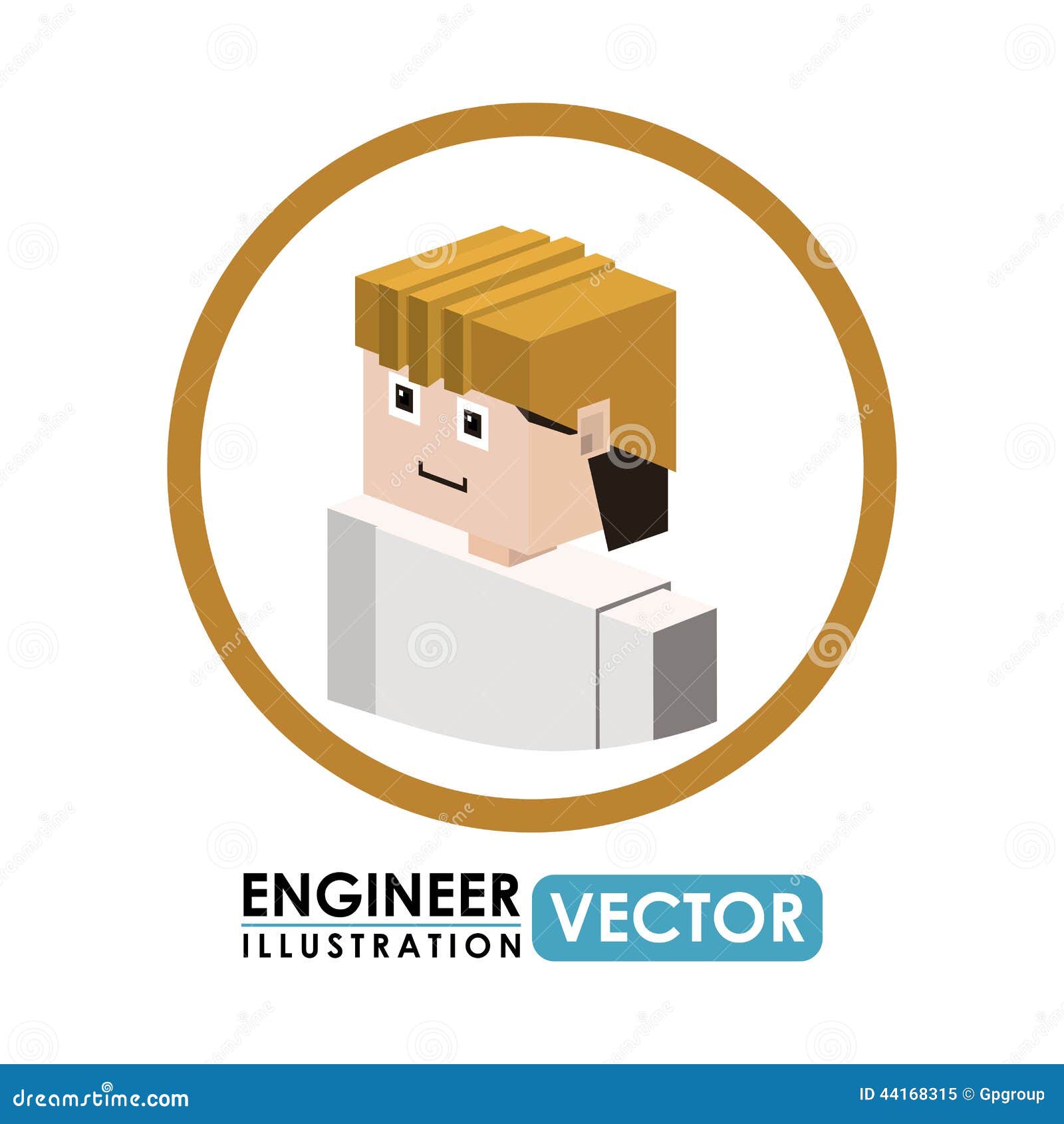 Job design stock vector. Illustration of label, profile - 44168315
