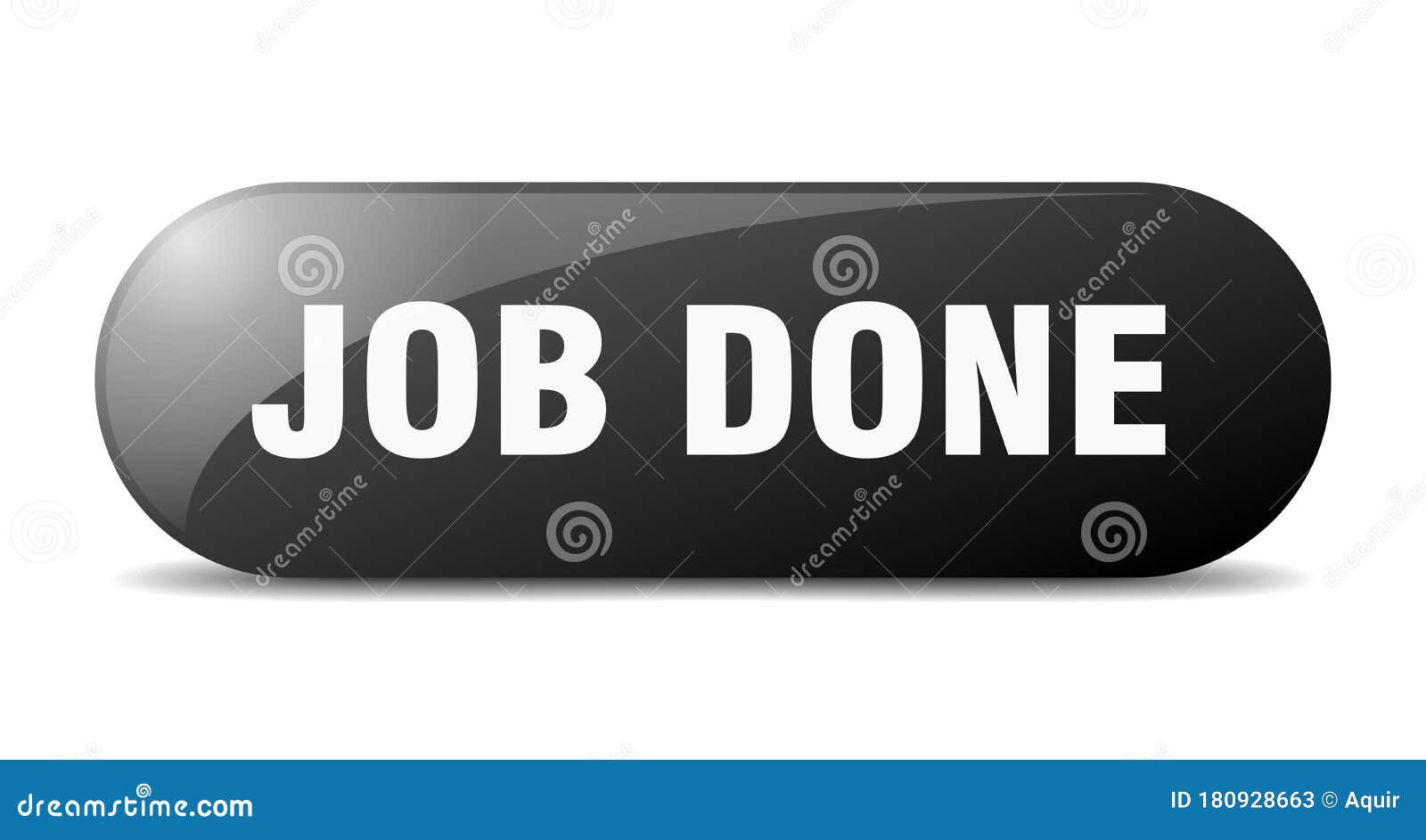 Job Done Button. Job Done Sign. Key. Push Button Stock Vector ...