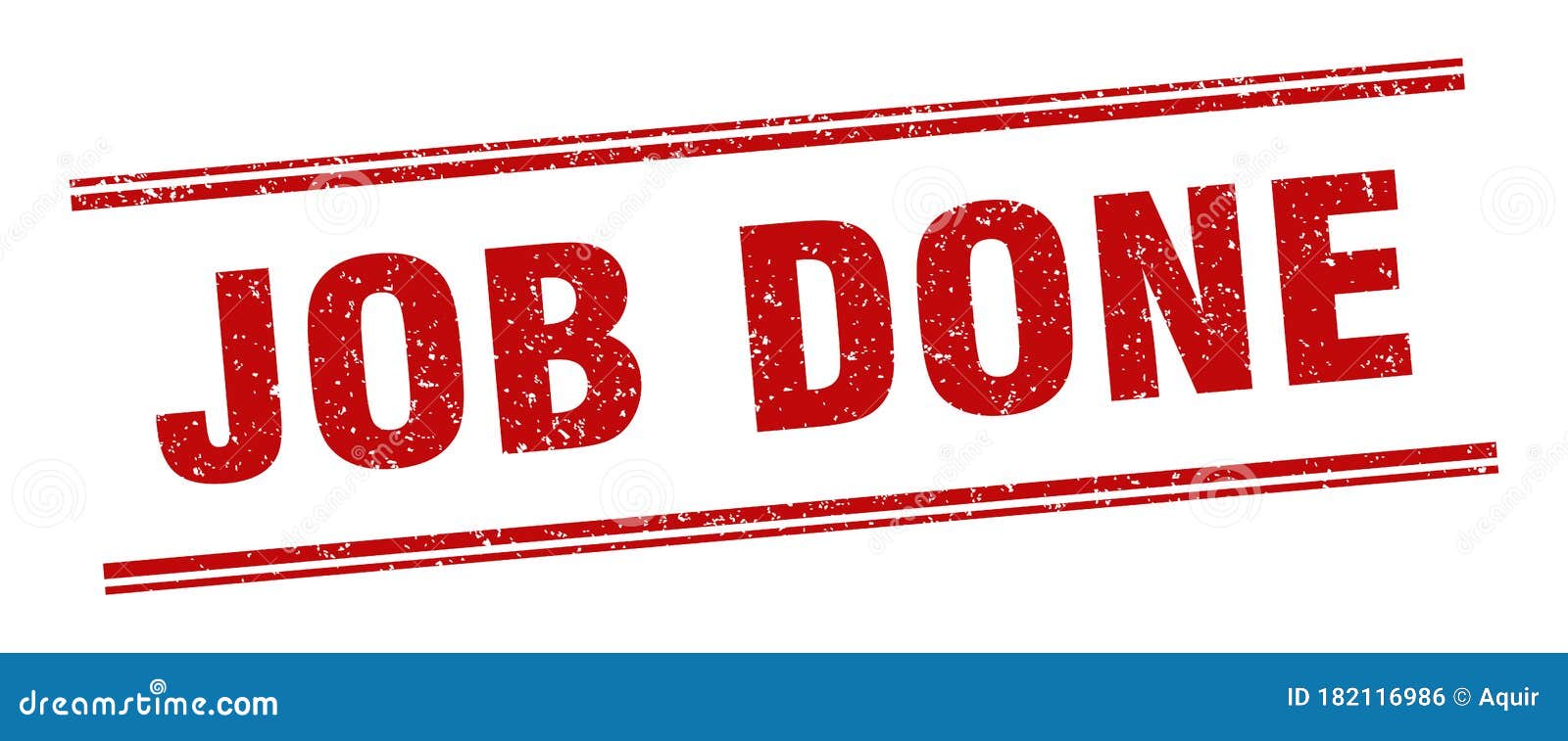 Job Done Stamp. Job Done Square Grunge Sign Stock Vector - Illustration ...