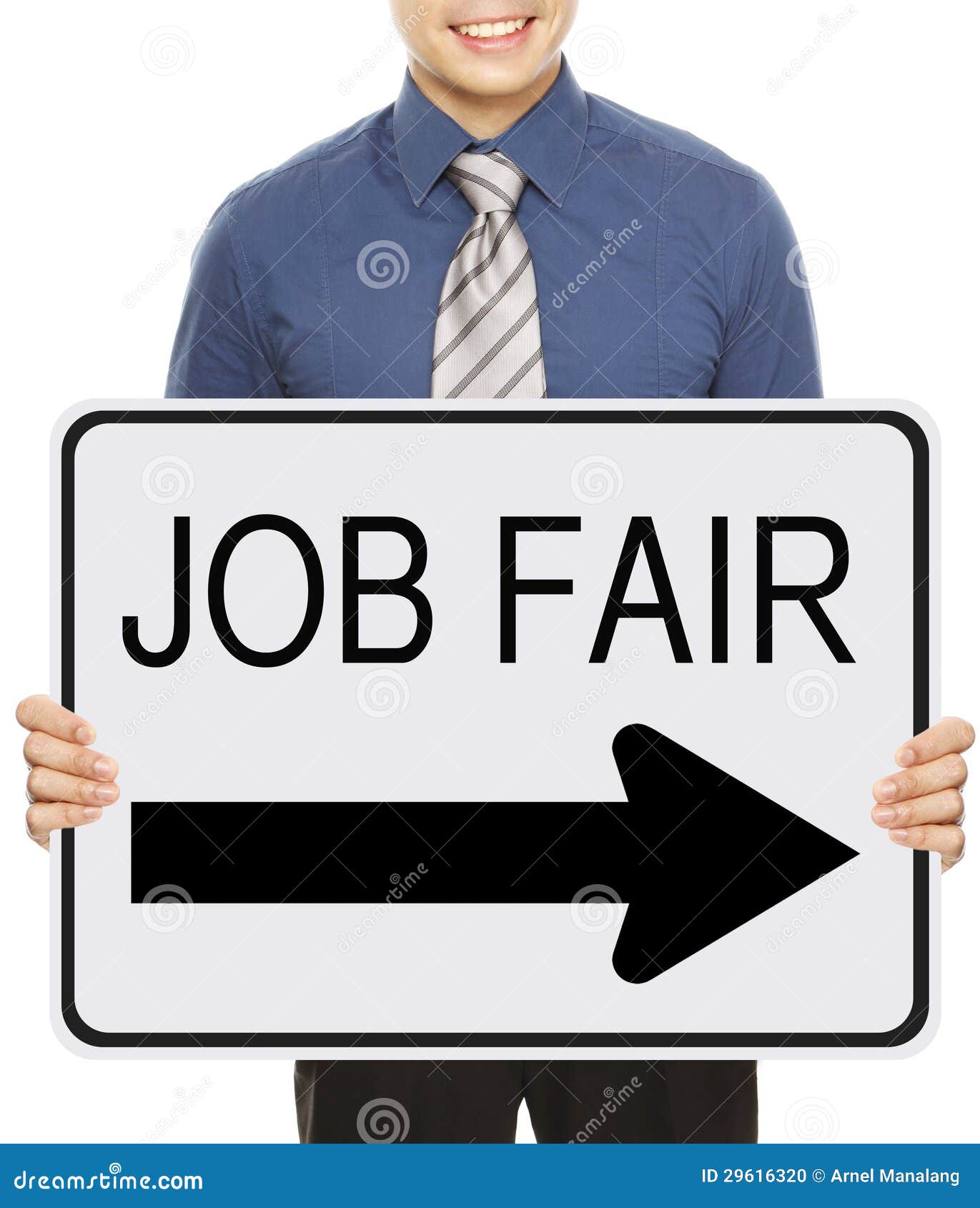 Job Fair stock photo. Image of arrow, fair, businessman - 29616320