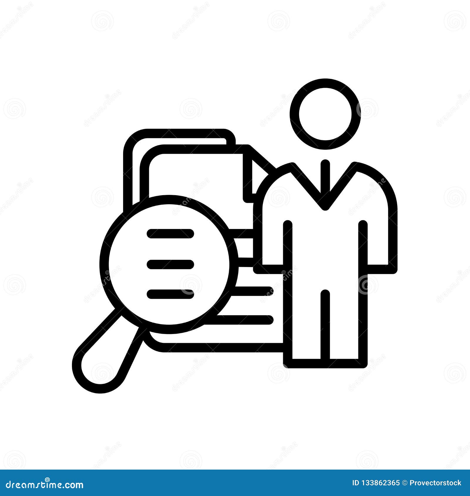 Job Fair Icon Isolated on White Background Stock Vector - Illustration ...
