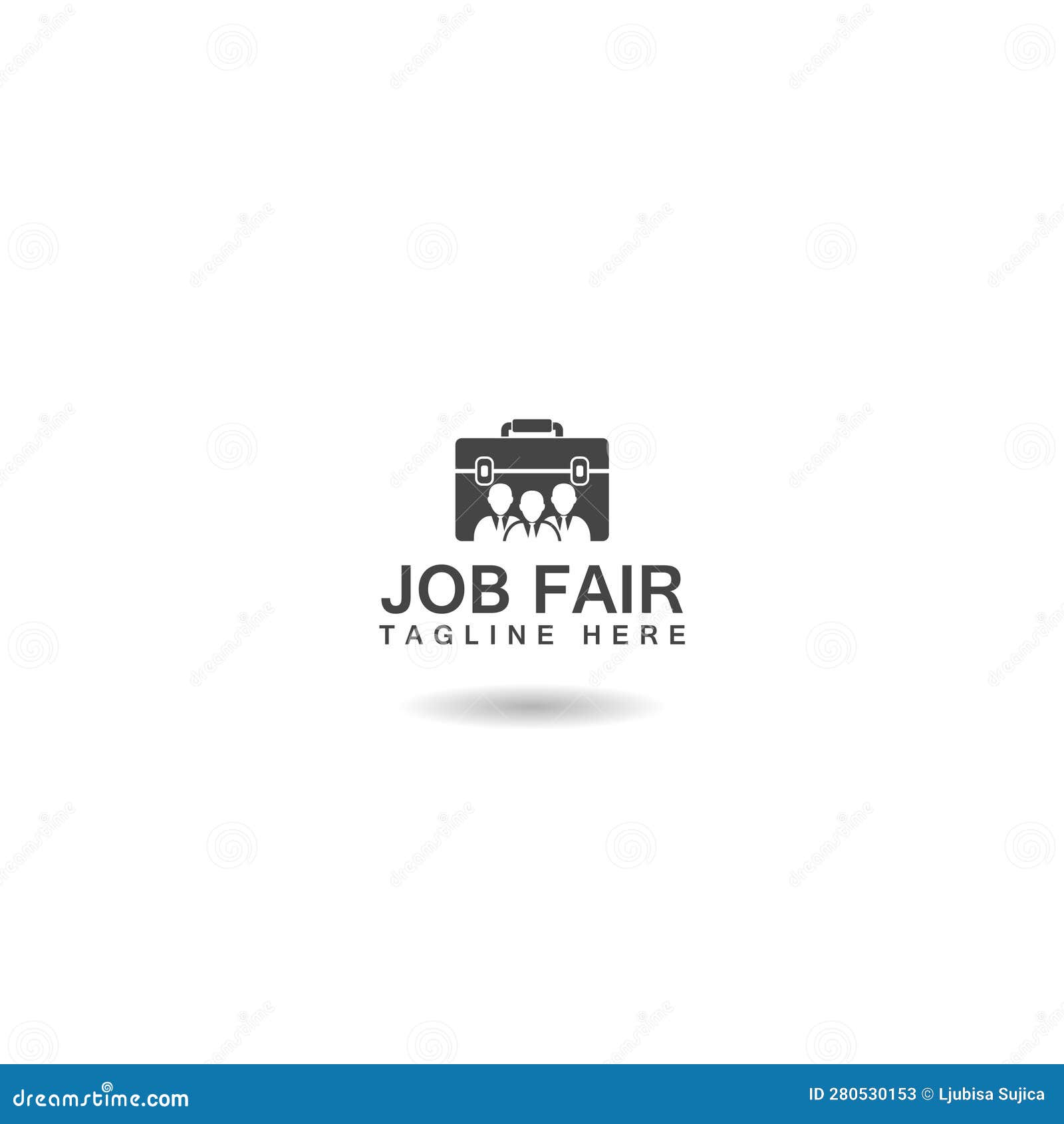 Job Fair Logo Template Sticker Stock Photo | CartoonDealer.com #279902958
