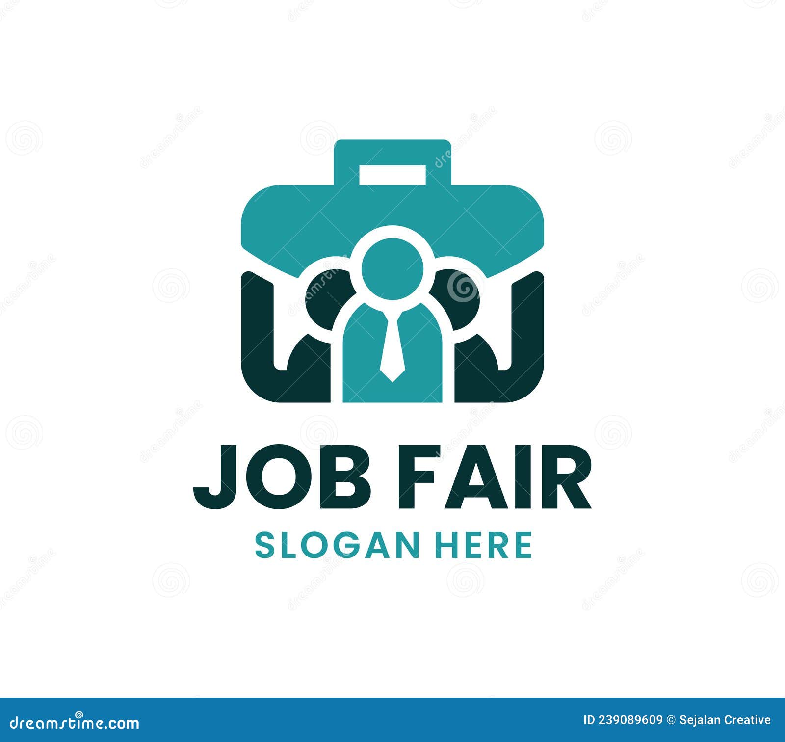Job Fair Logo stock vector. Illustration of interview - 239089609