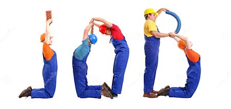 Job group stock photo. Image of colorful, industry, brigade - 3455740