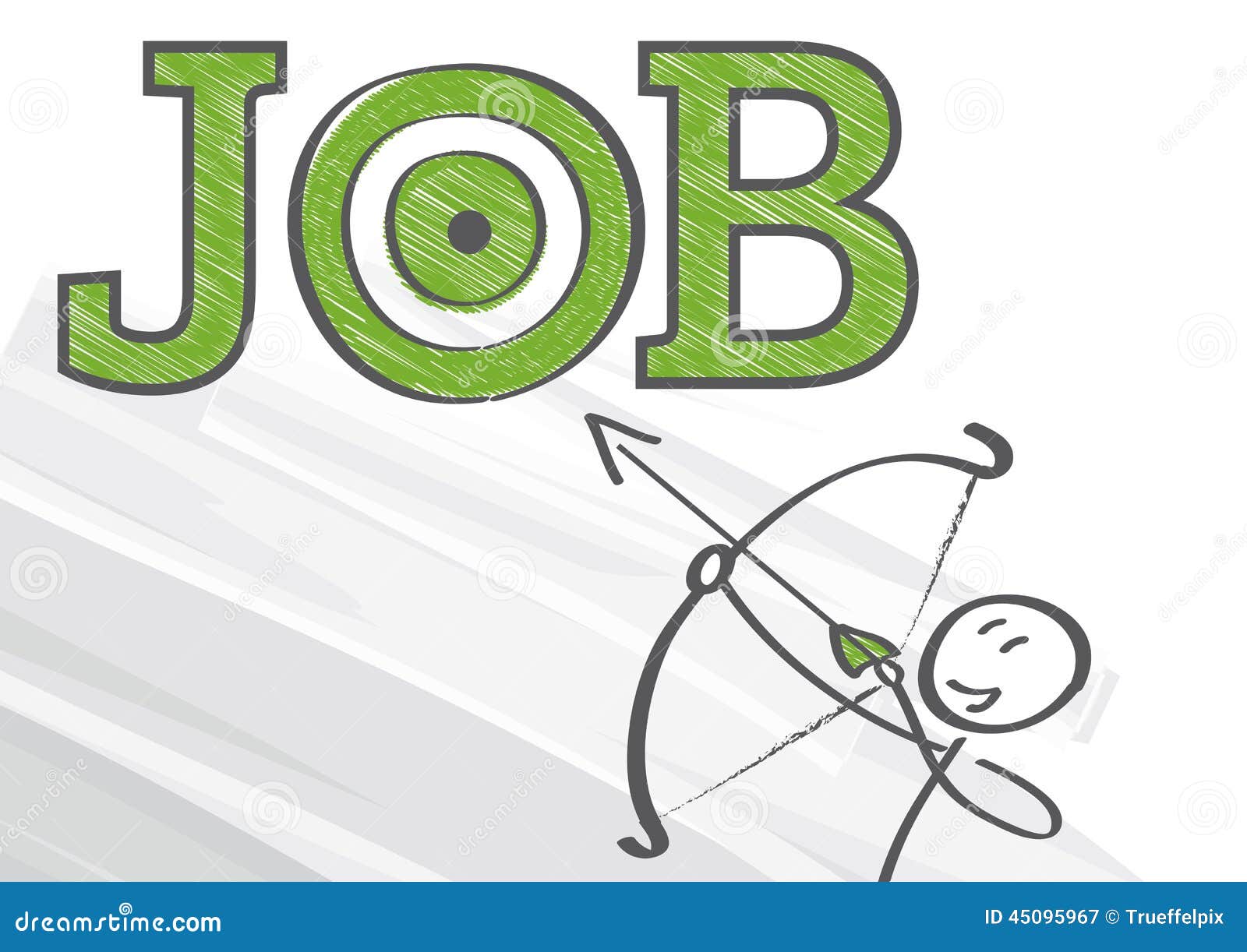 Job hunt stock illustration. Illustration of resources - 45095967