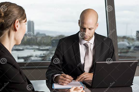 Job Interview stock image. Image of front, achievement - 10264071