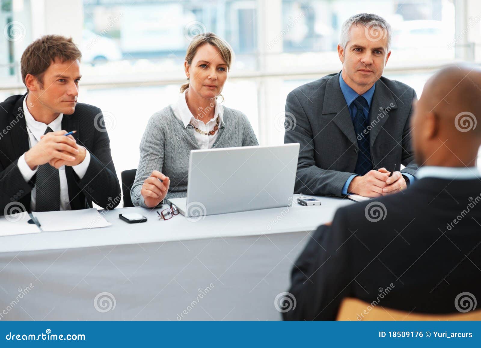 Job interview stock photo. Image of businessman, executive - 18509176