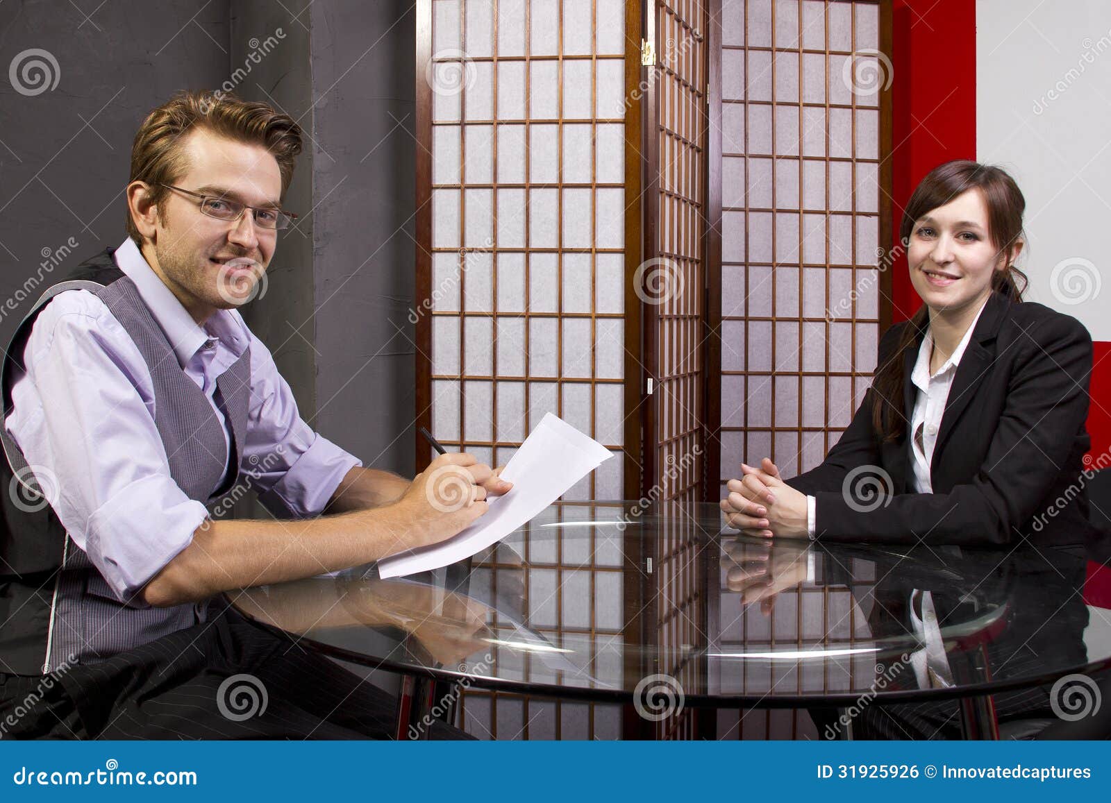 Job Interview photo stock. Image du rendement, conduite - 31925926