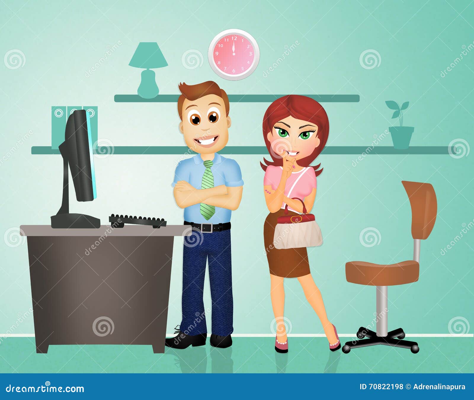 Job interview stock illustration. Illustration of leader - 70822198