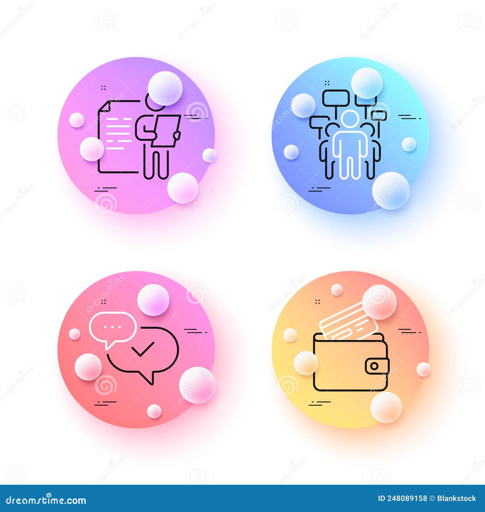 Buttons For Voting, Selecting Elections. Set Of Checkmarks In Square ... Buttons For Voting, Selecting Elections. Set Of Checkmarks In Square ...