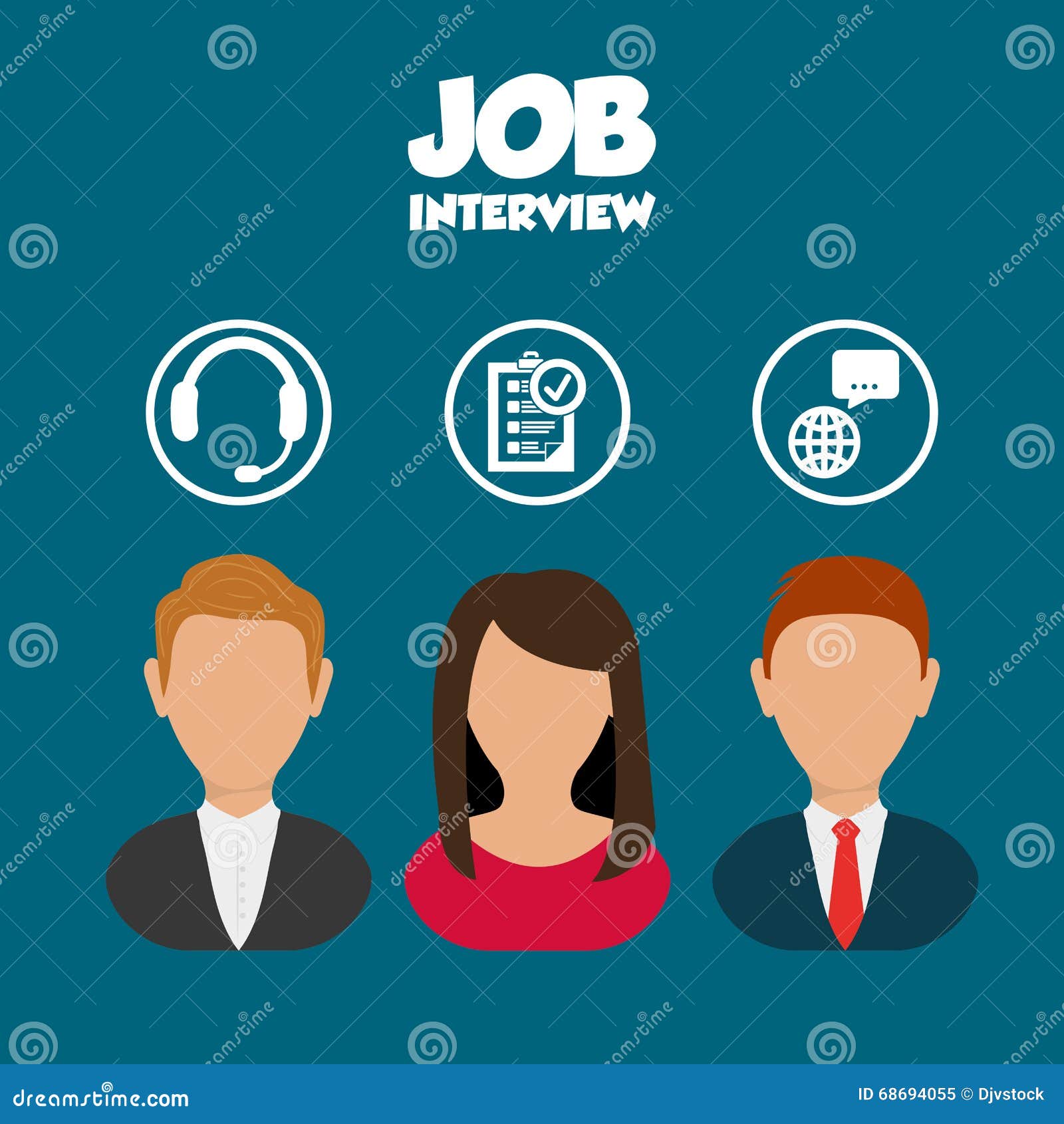 Job interview icon design stock vector. Illustration of social - 68694055