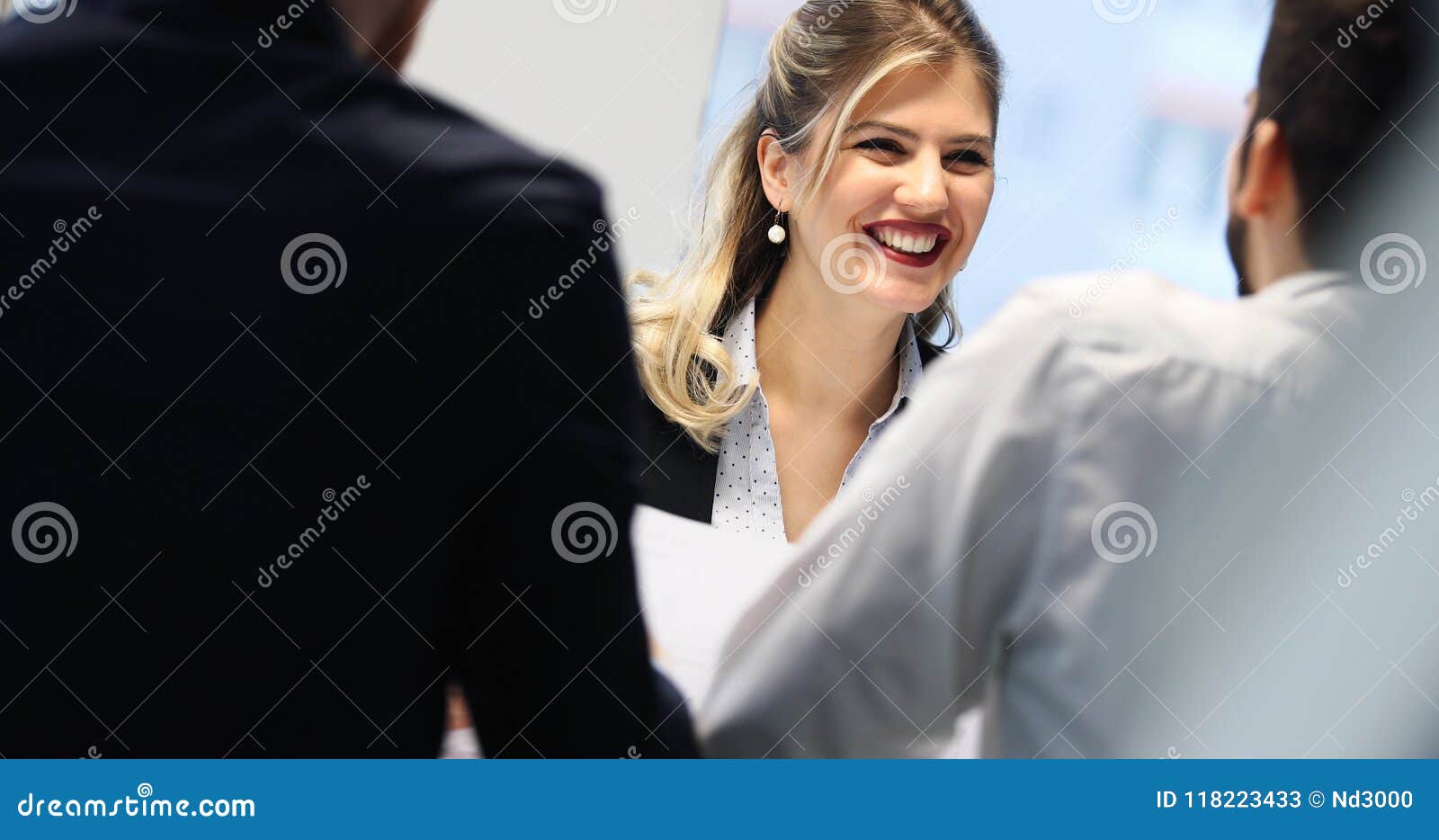 Job Interview with Manager in Office Stock Image - Image of interview ...