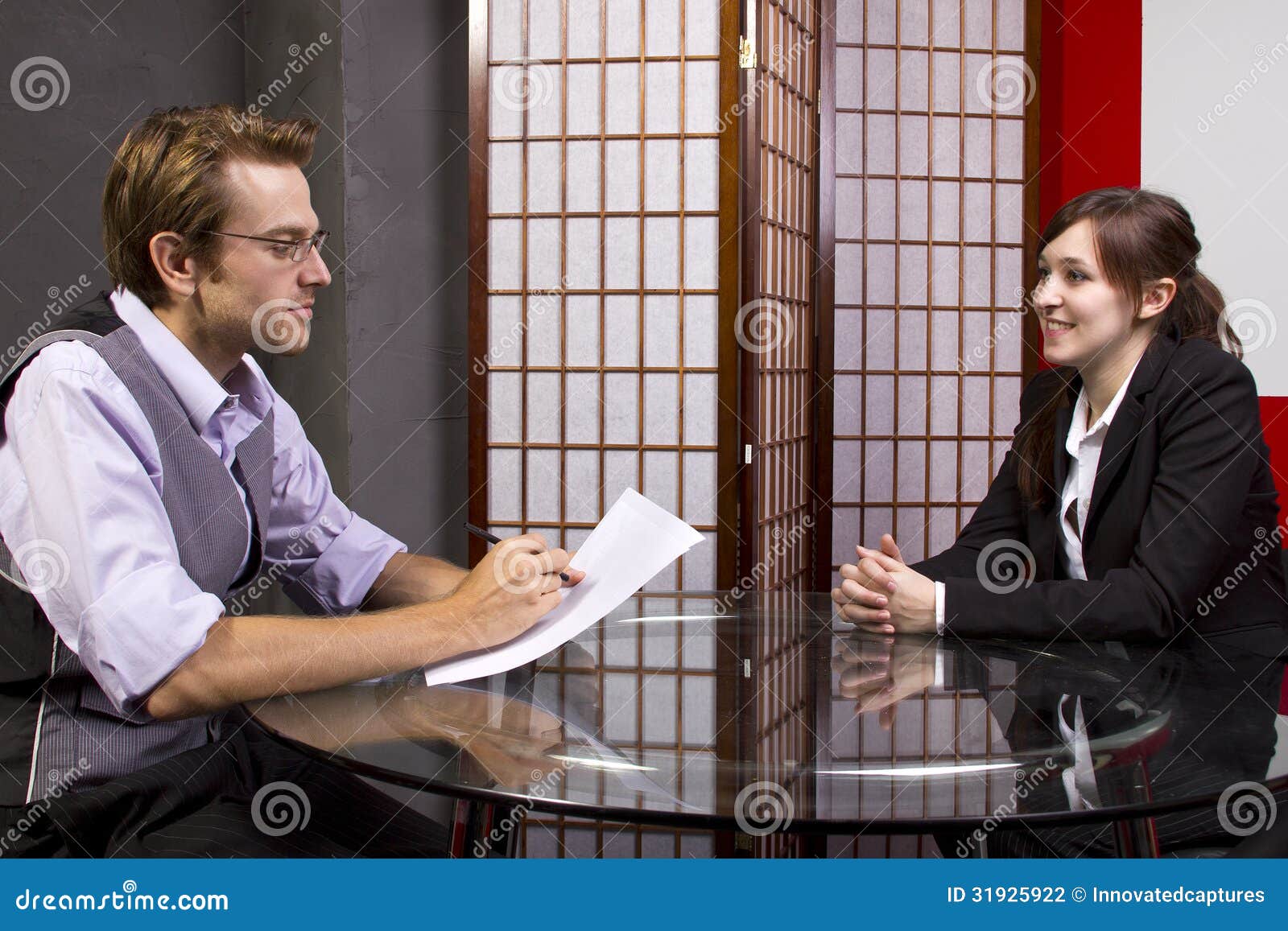 Job Interview stock photo. Image of manager, career, hiring - 31925922