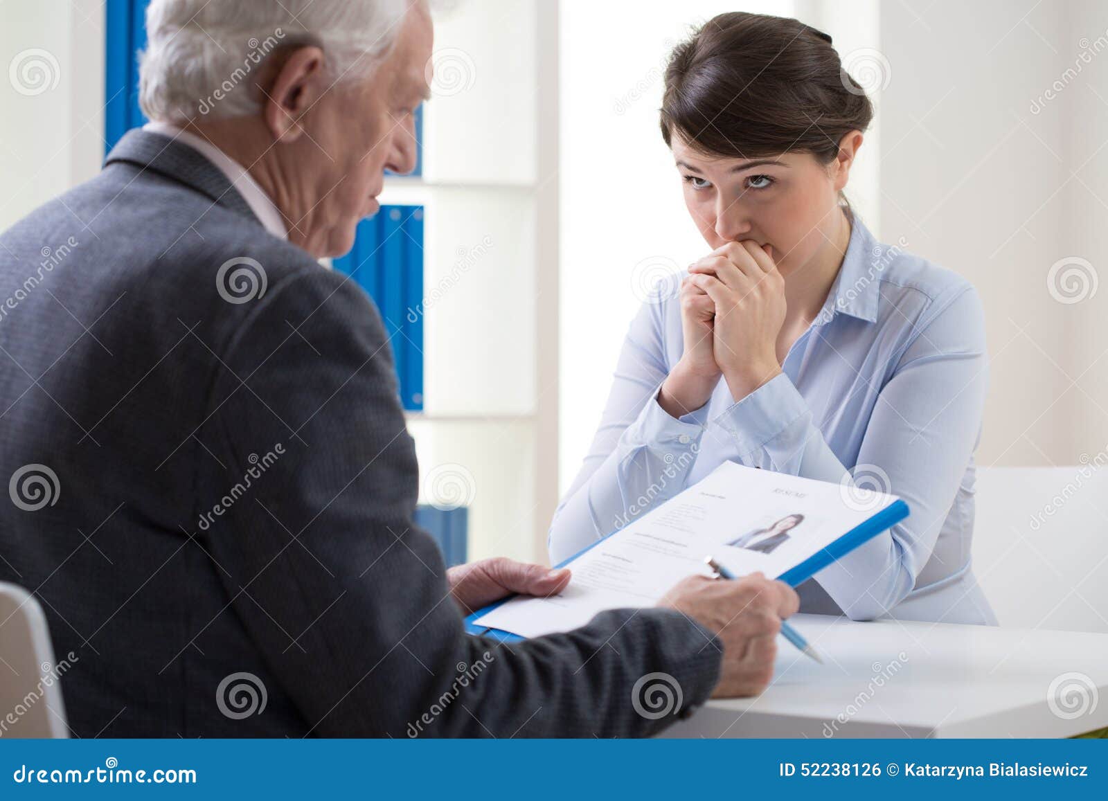 Job Interview in the Office Stock Photo - Image of formal, businessman ...