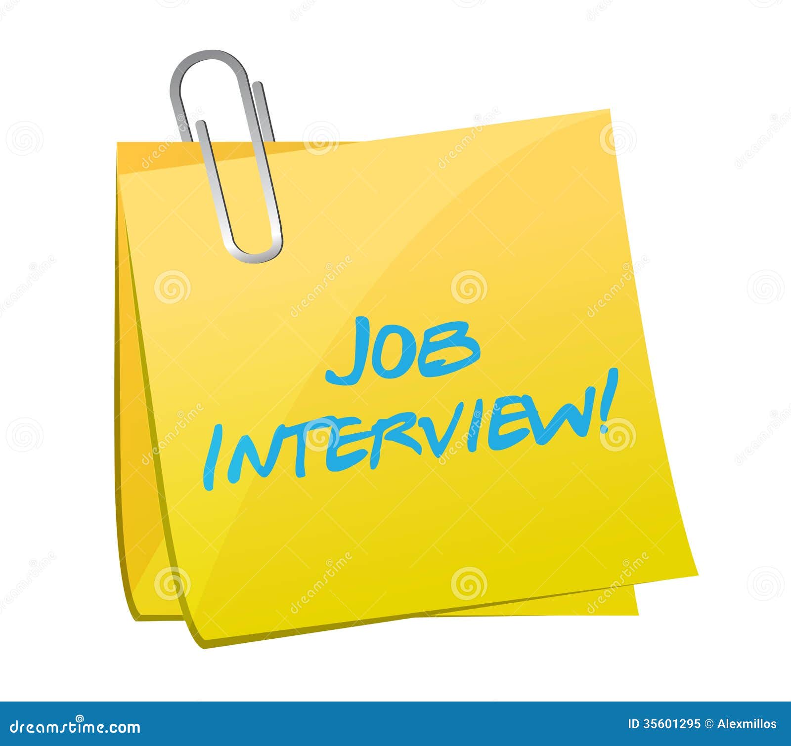 Job Interview Post Illustration Design Stock Illustration ...