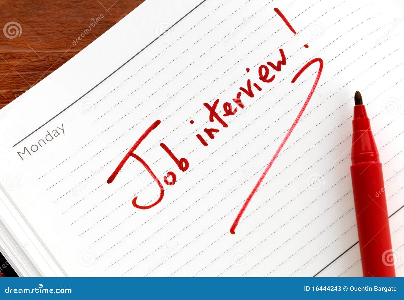 Job interview reminder stock image. Image of interview - 16444243