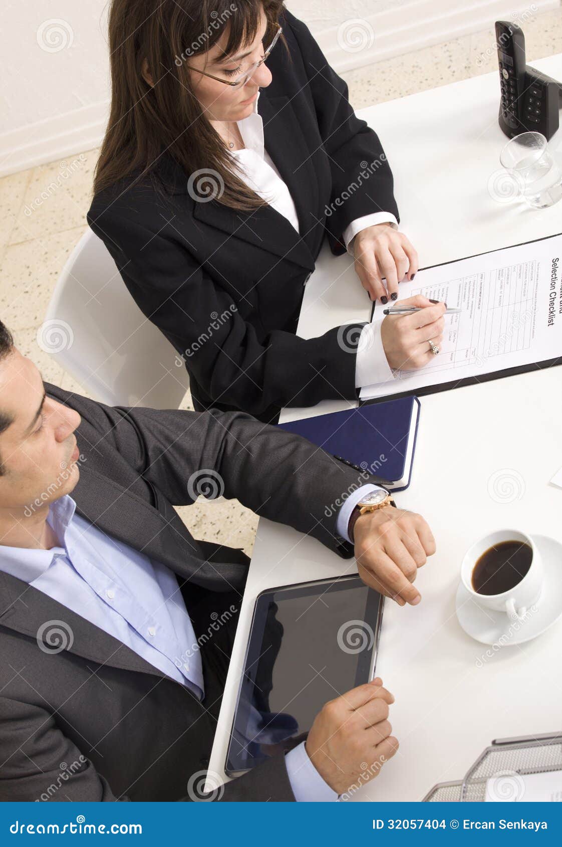 Job interview stock photo. Image of exam, formal, file - 32057404