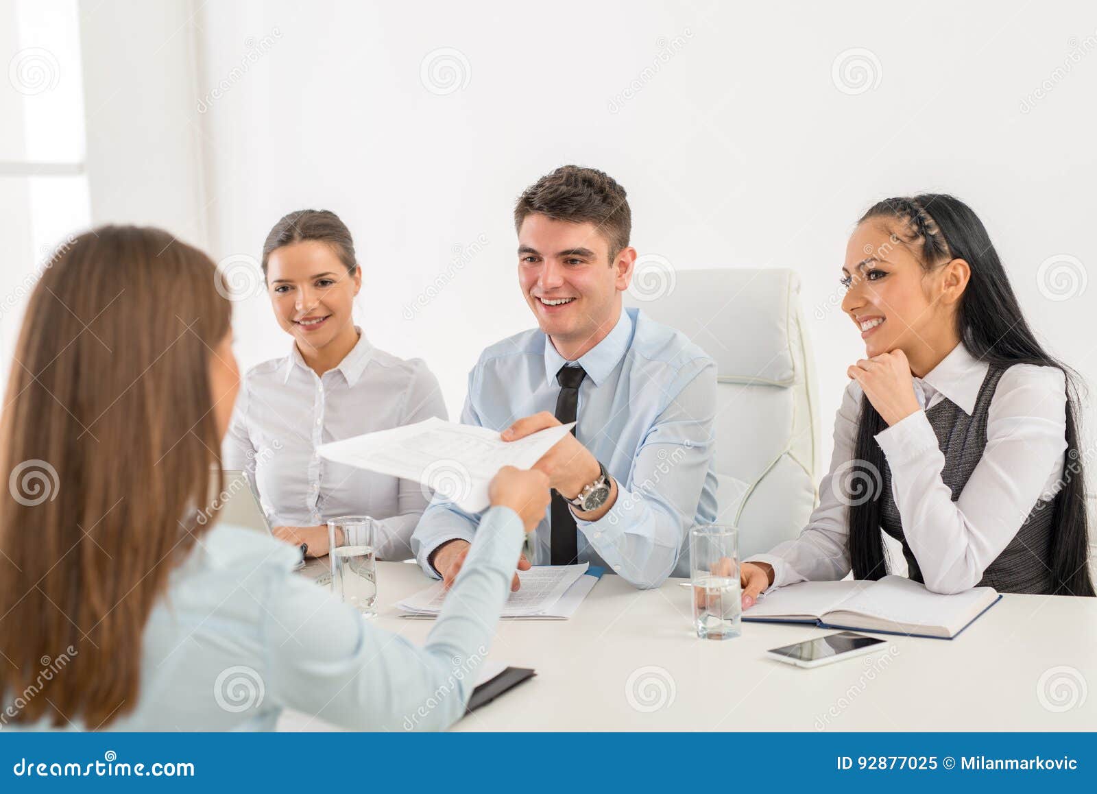 Job Interview stock image. Image of colleague, copy, support - 92877025