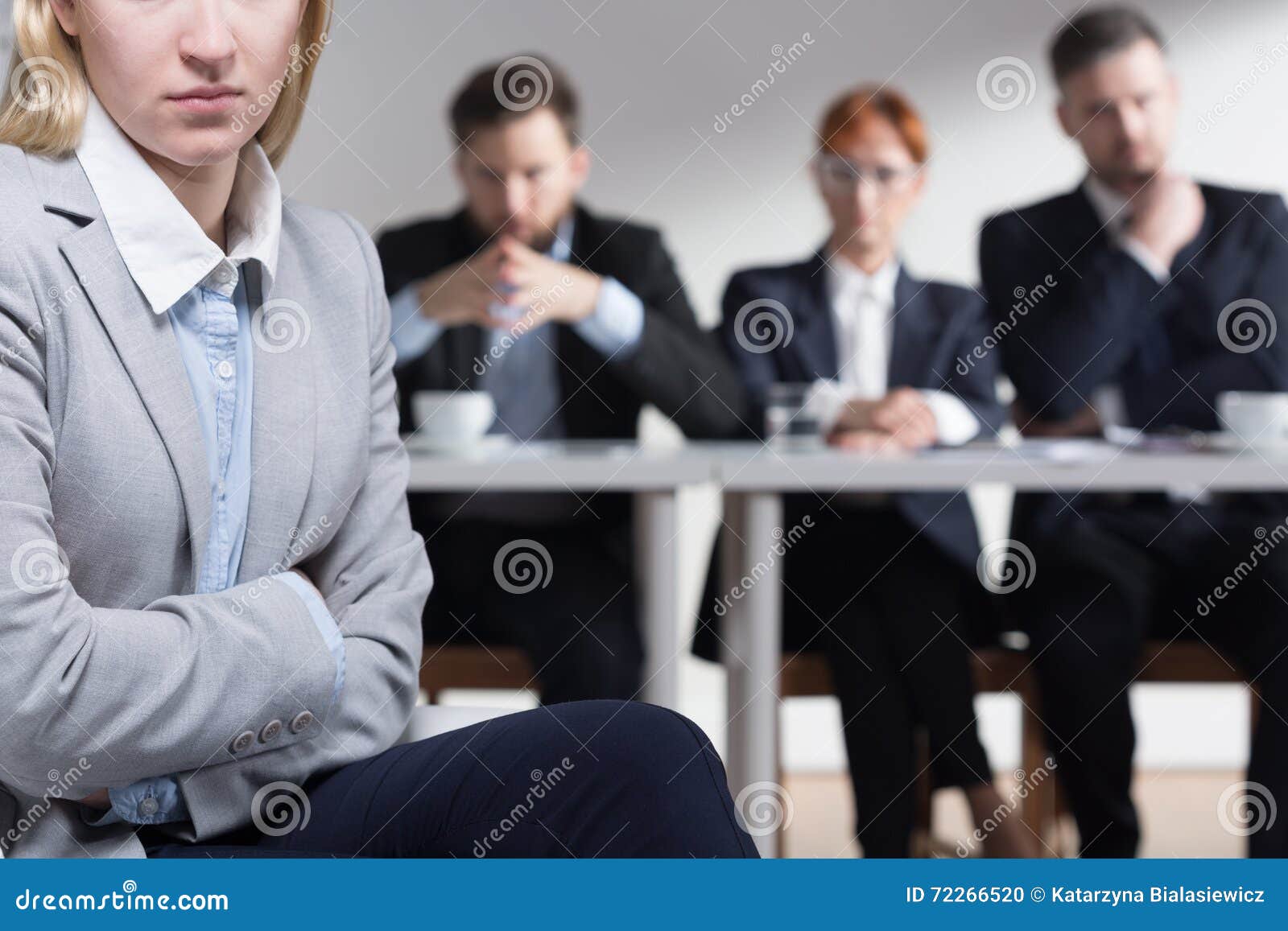 Job Interviews are so Stressful Stock Photo - Image of corporate ...