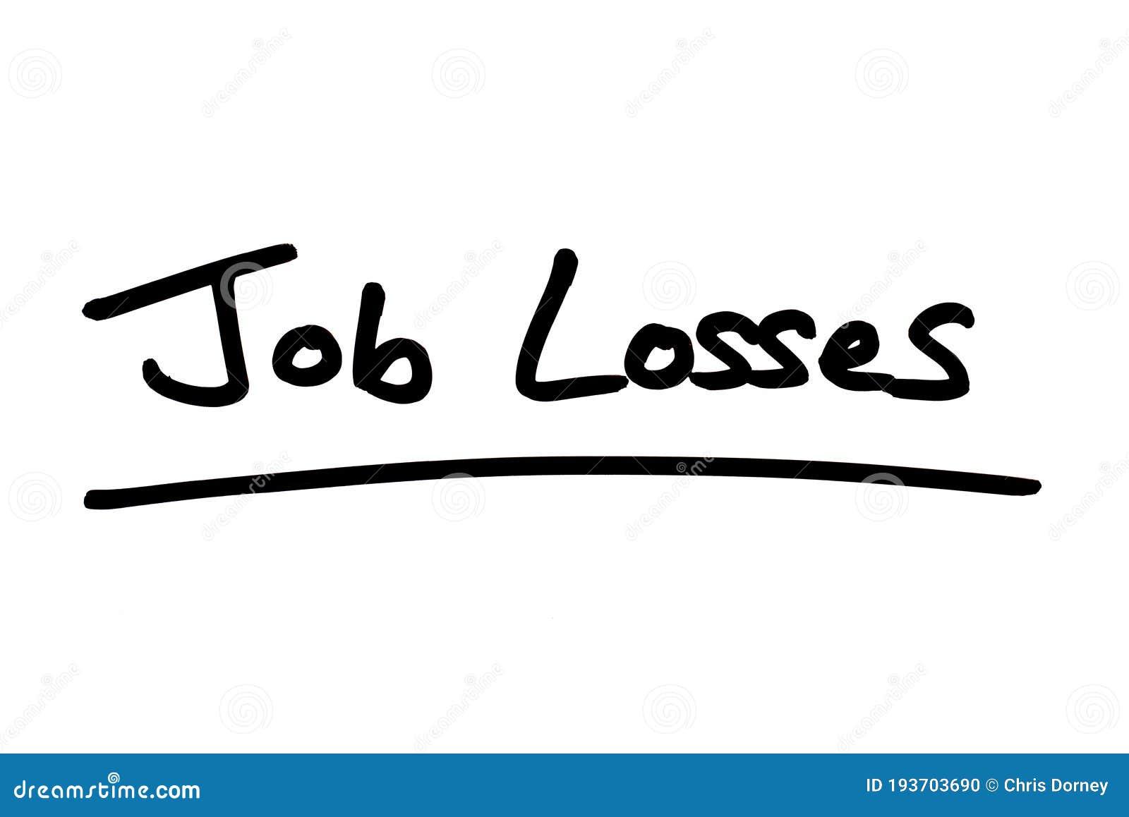 Job Losses stock illustration. Illustration of close - 193703690