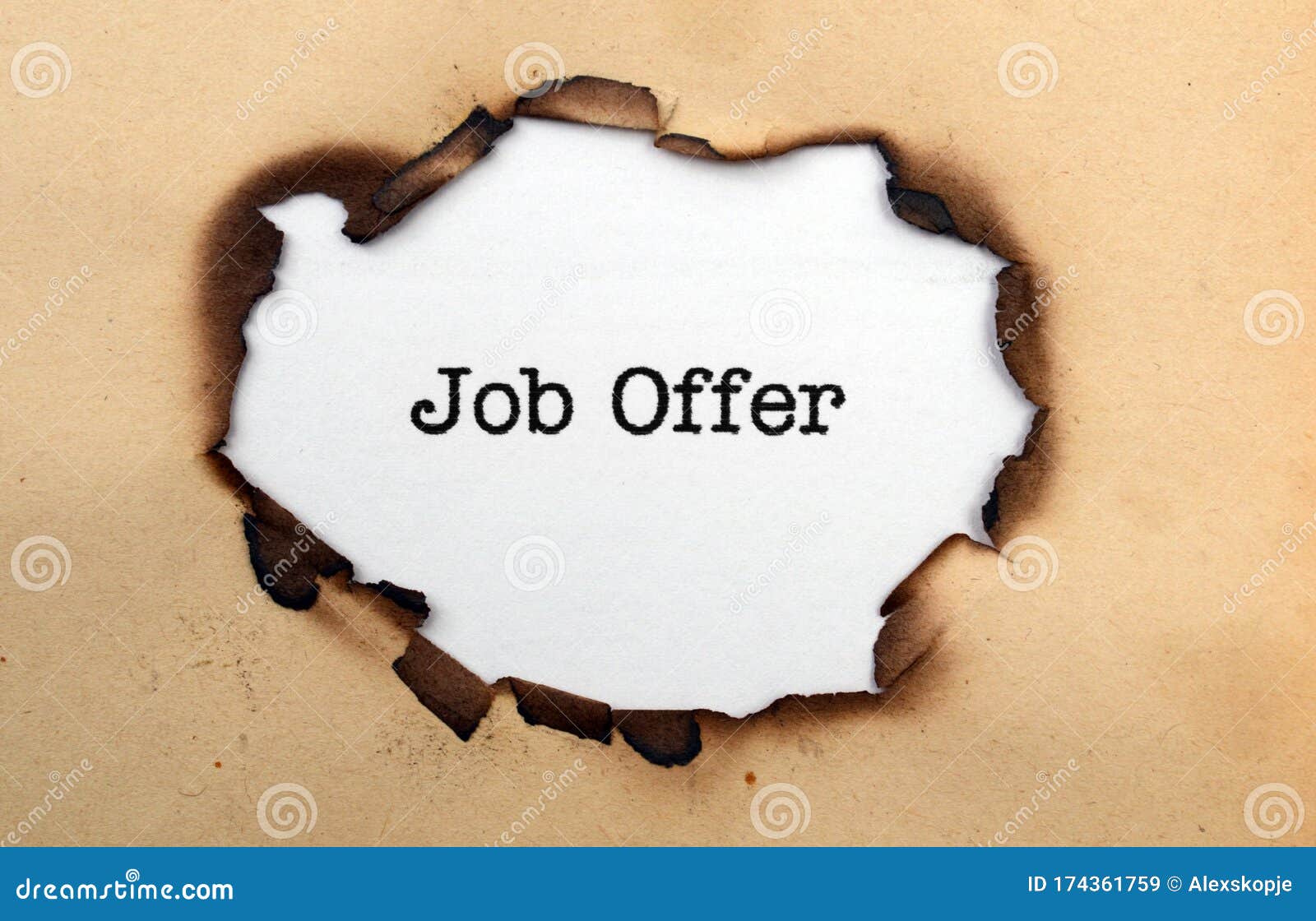 Job offer stock image. Image of paper, letter, list - 174361759