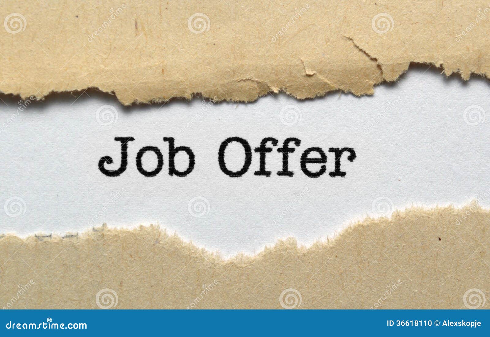 Job offer stock photo. Image of employee, closeup, biography - 36618110