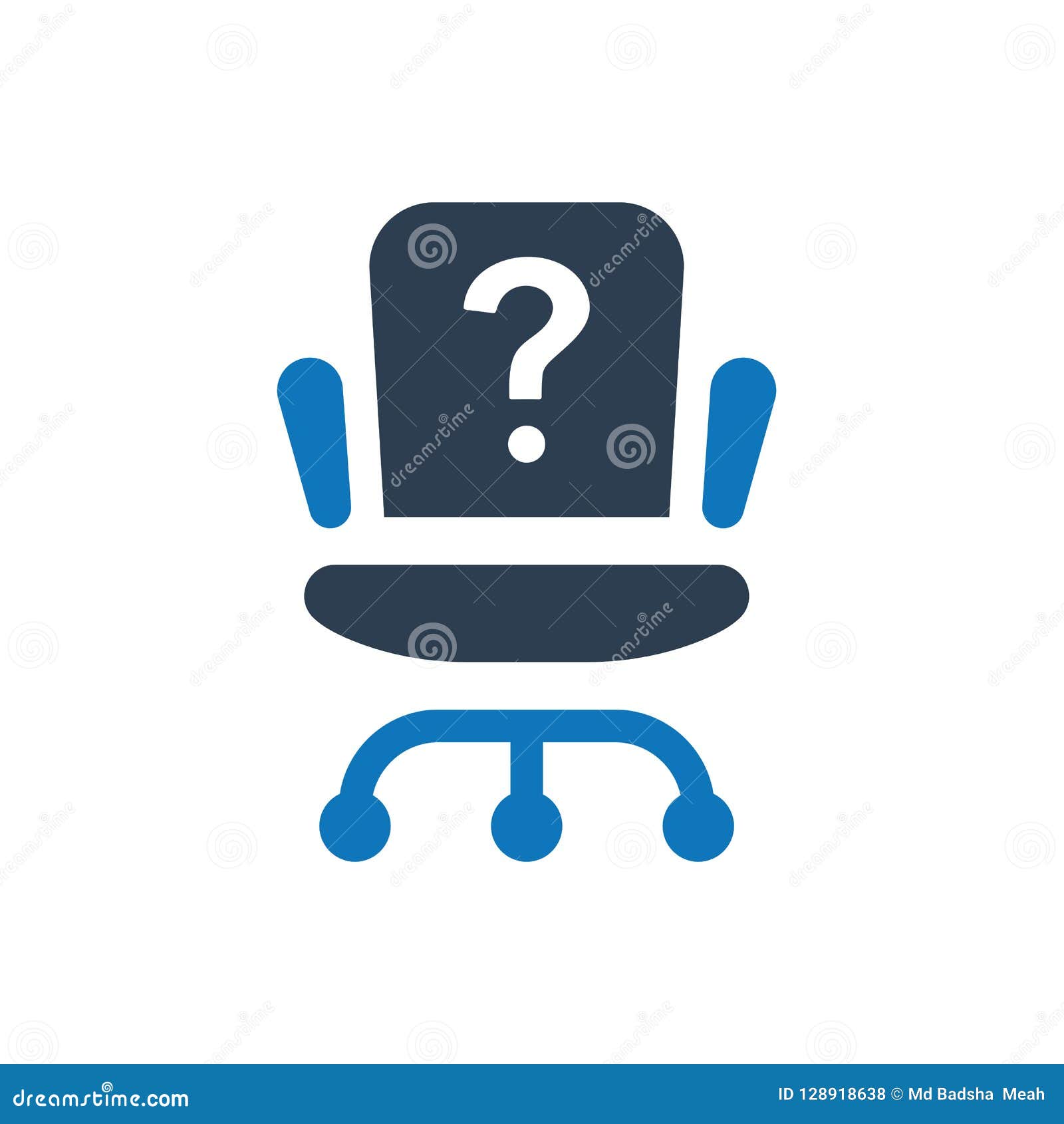 Job Position Icon vector illustratie. Illustration of vector - 128918638