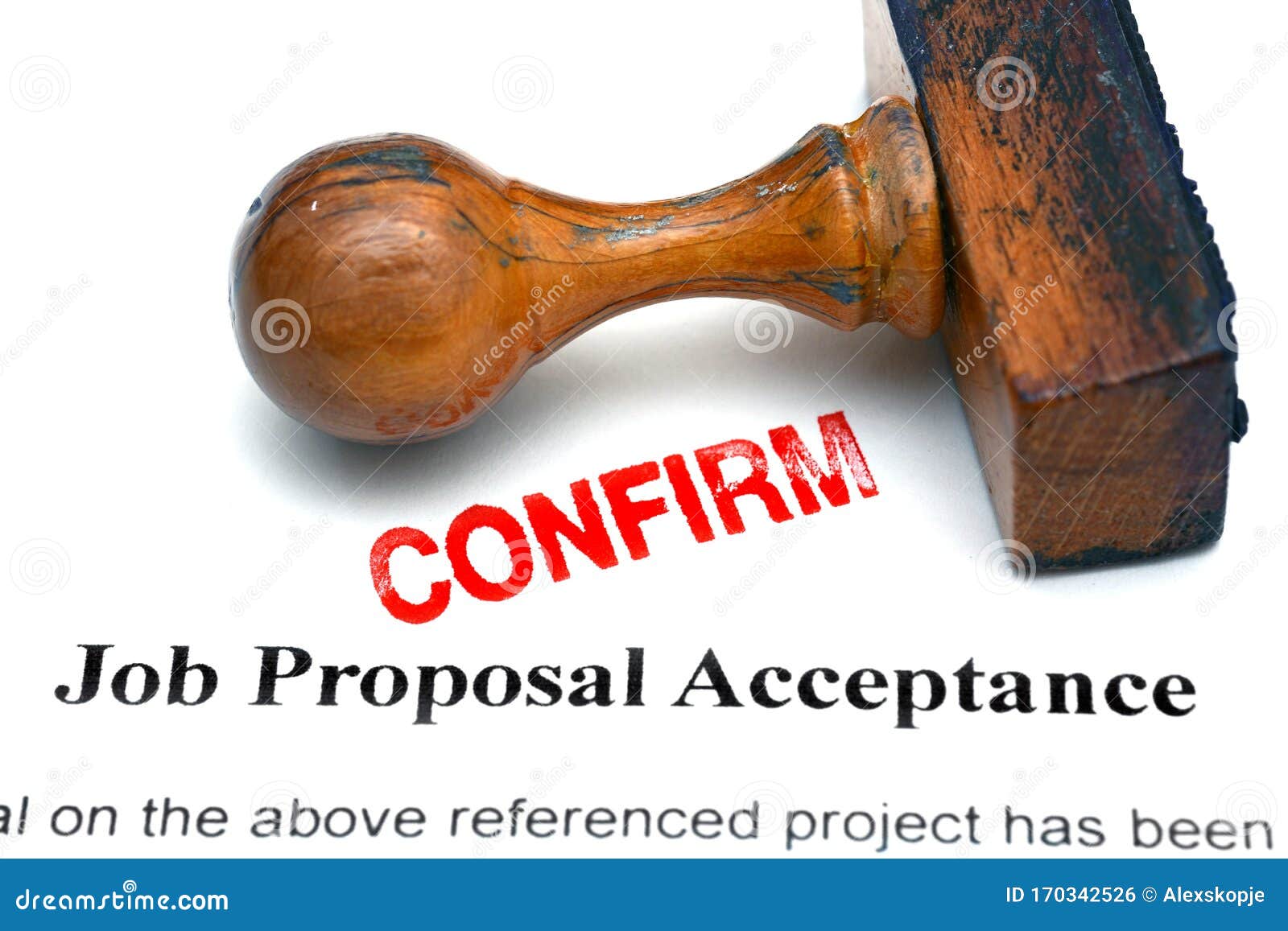 Job proposal stock photo. Image of imprint, client, work - 170342526
