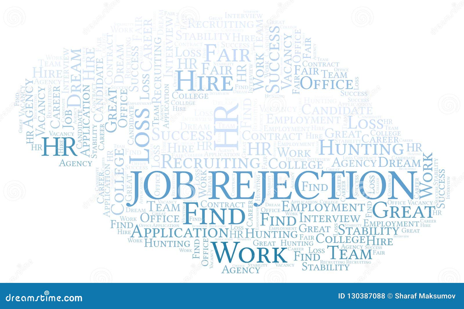 Job Rejection Word On Purple Royalty-Free Stock Photo | CartoonDealer ...