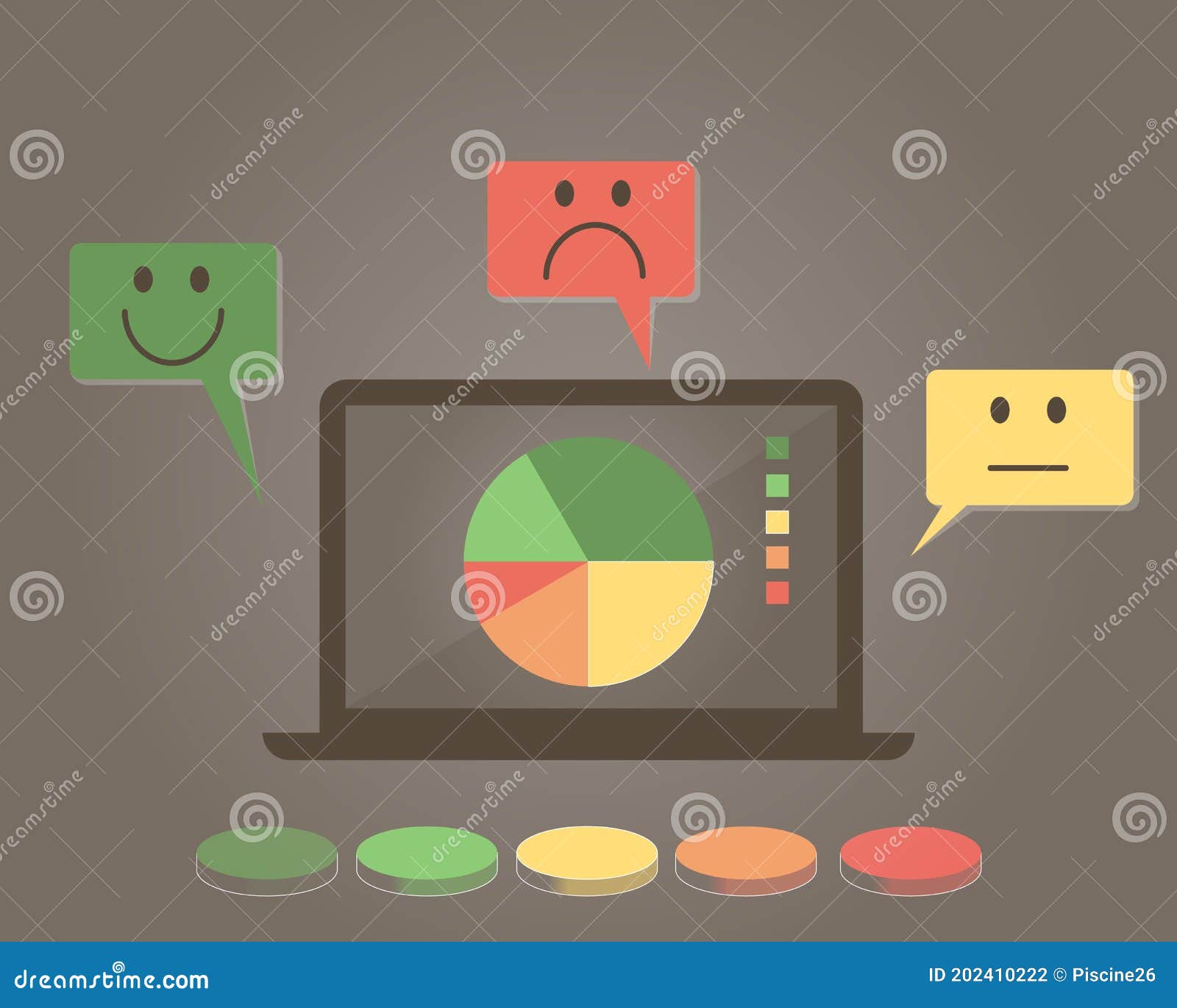 Job Satisfaction or Employee Satisfaction in Workplace Vector Stock ...