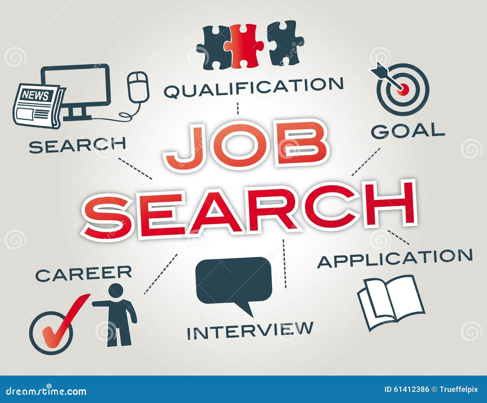 Job search stock illustration. Illustration of interview - 61412386