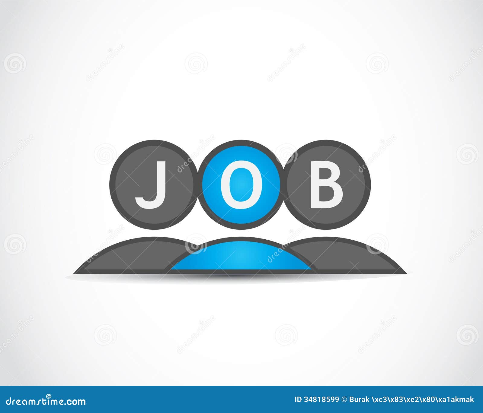 Job search concept stock vector. Illustration of group - 34818599