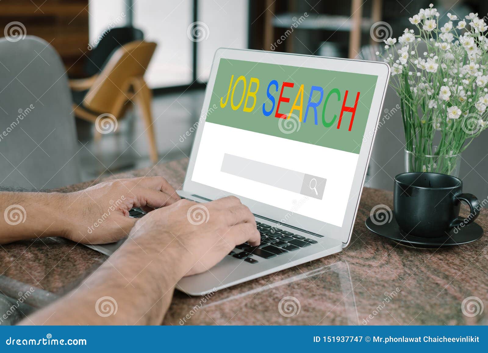 Job search stock image. Image of computer, internet - 151937747
