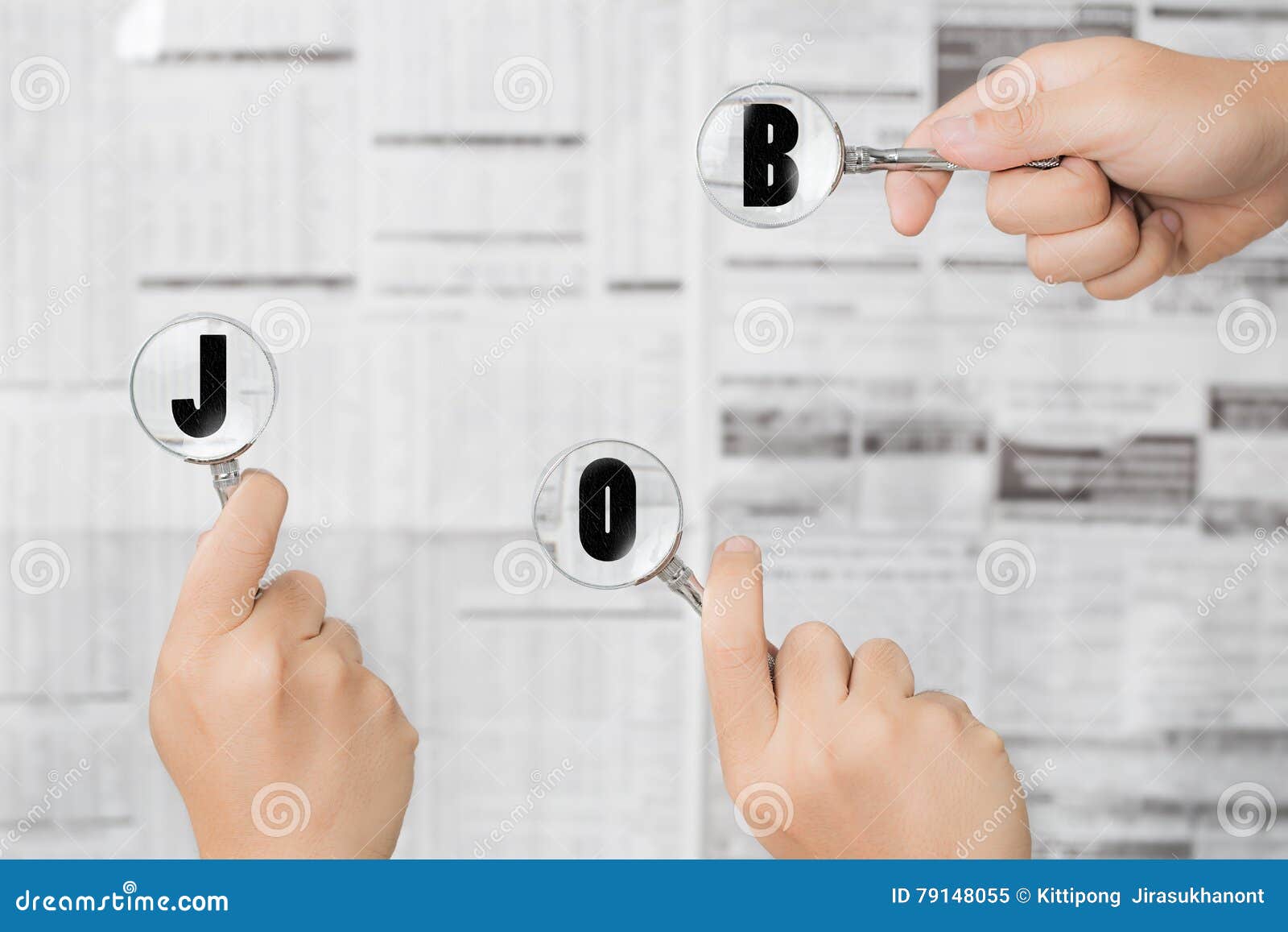 Job searching stock image. Image of title, salary, newspaper - 79148055