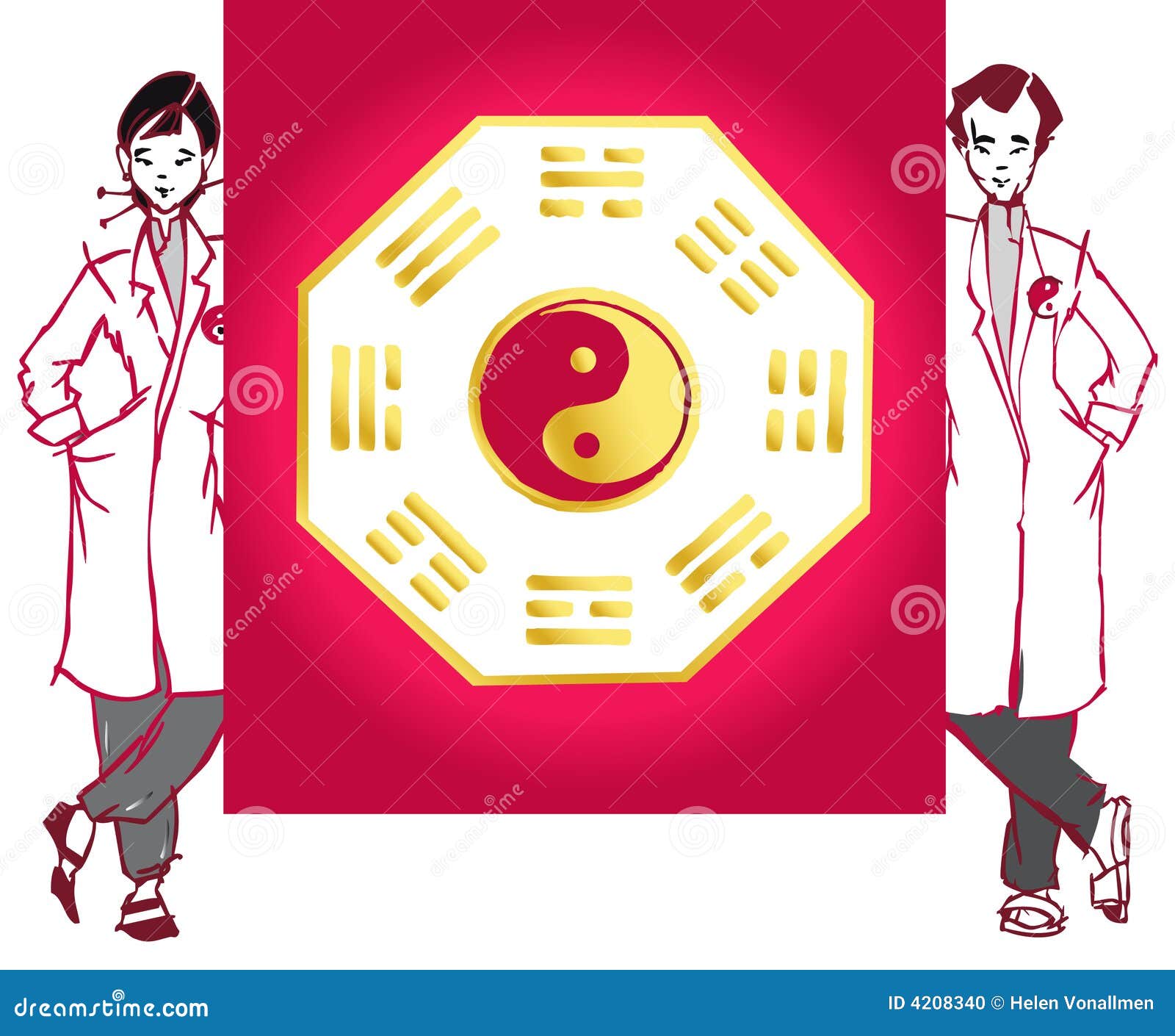 Job Series - Asian Therapist Stock Photo | CartoonDealer.com #4208340