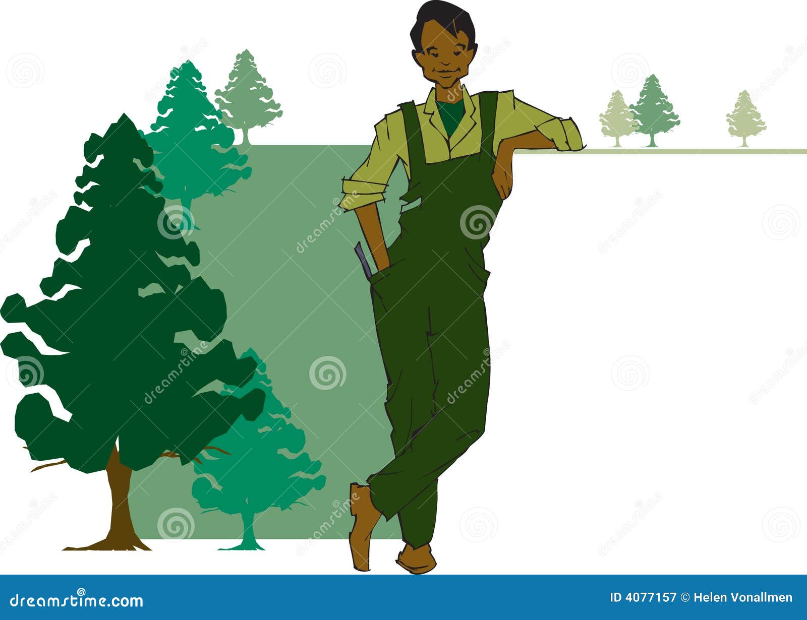 Forester Royalty-Free Cartoon | CartoonDealer.com #17198441