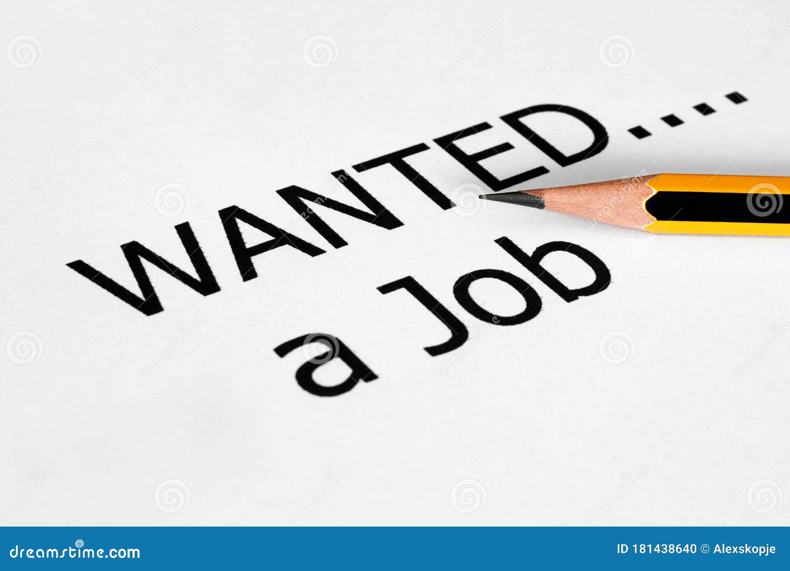 Job wanted stock photo. Image of issues, social, advertisements - 181438640