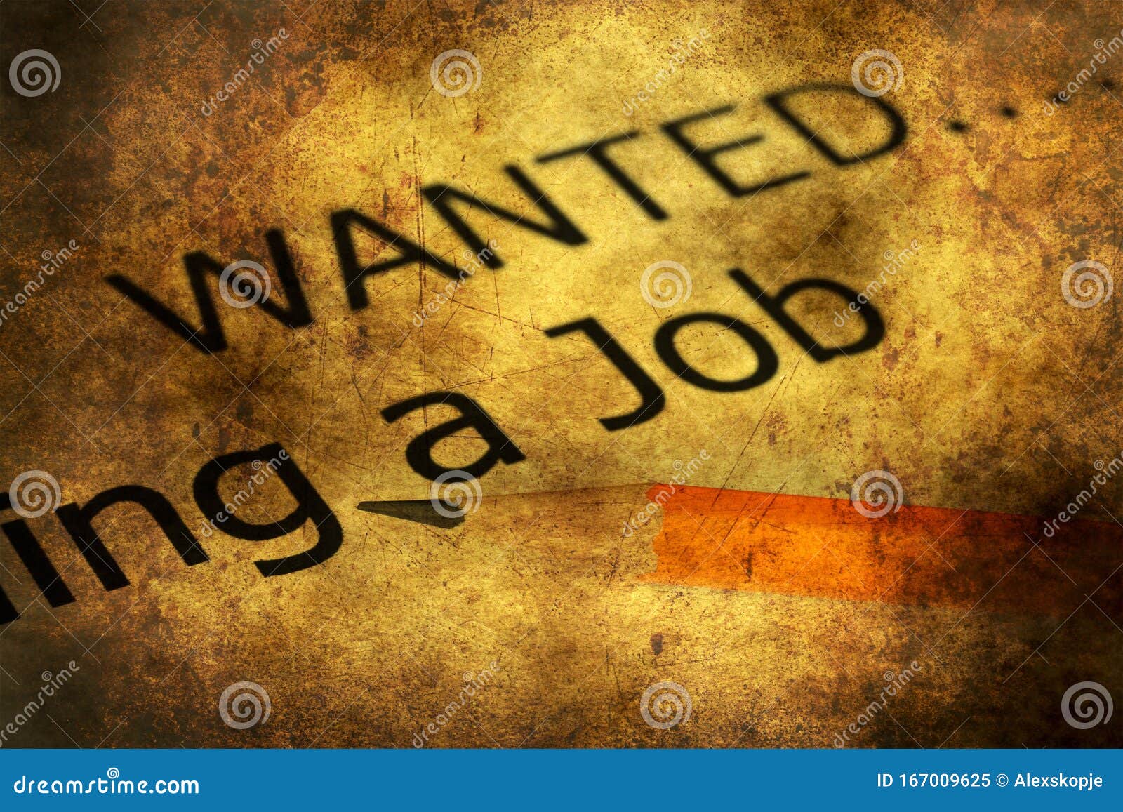 Job wanted grunge concept stock image. Image of work - 167009625