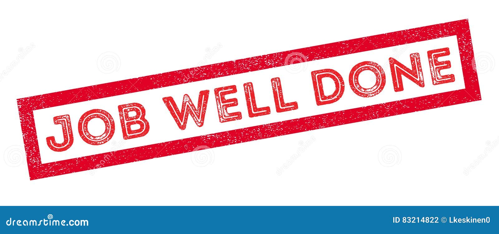 Job Well Done rubber stamp stock illustration. Illustration of ...