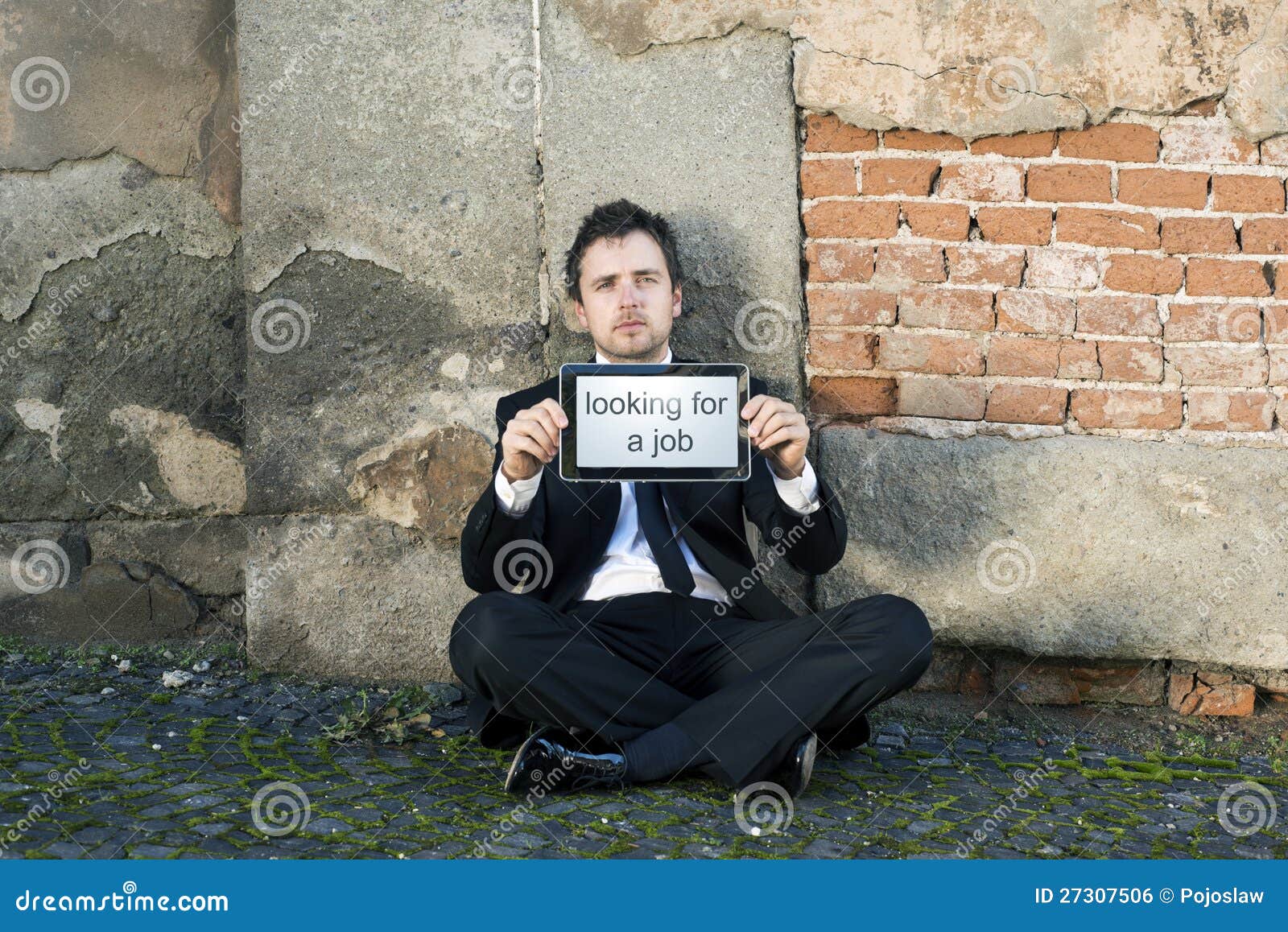 Jobless stock photo. Image of human, poverty, depression - 27307506
